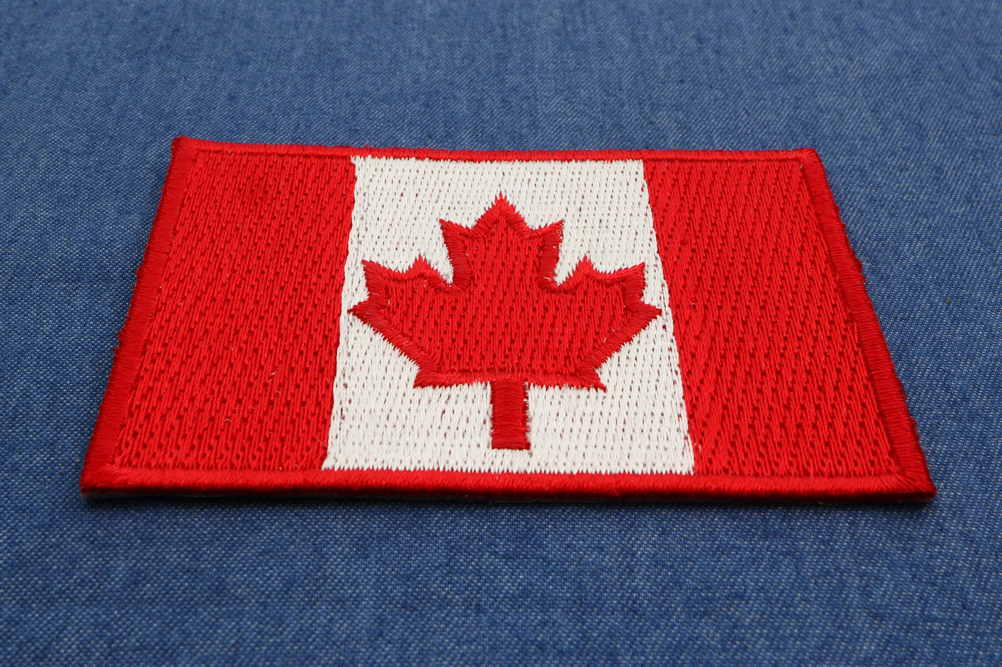 Canada Flag Patch Small Embroidered Iron On | Embroidered Patches by Ivamis Patches