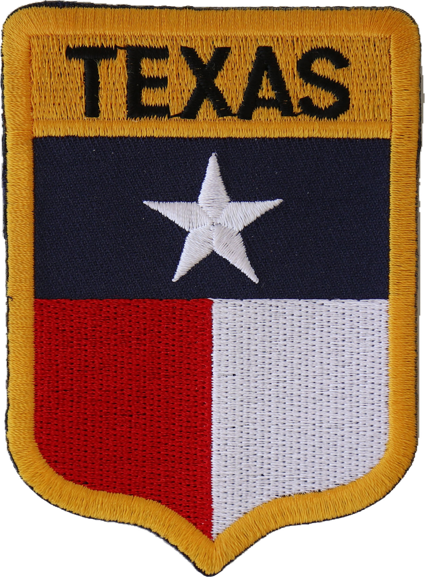 Iron On Texas Shield Patch | Embroidered Patches by Ivamis Patches