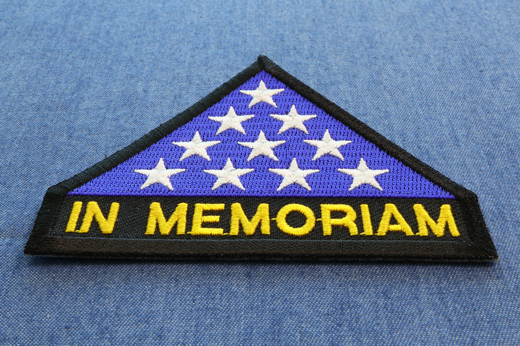 In Memoriam Folded Flag Patch | US Military Veteran Patches by Ivamis ...