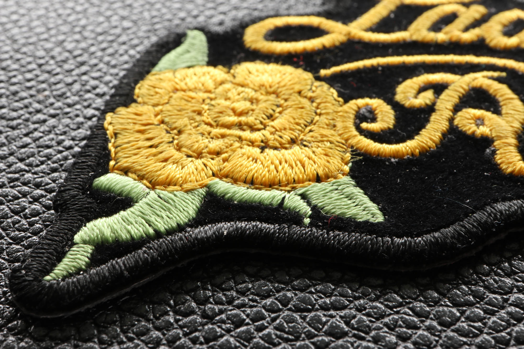 Yellow Lady Rider Rose Patch | Embroidered Patches by Ivamis Patches