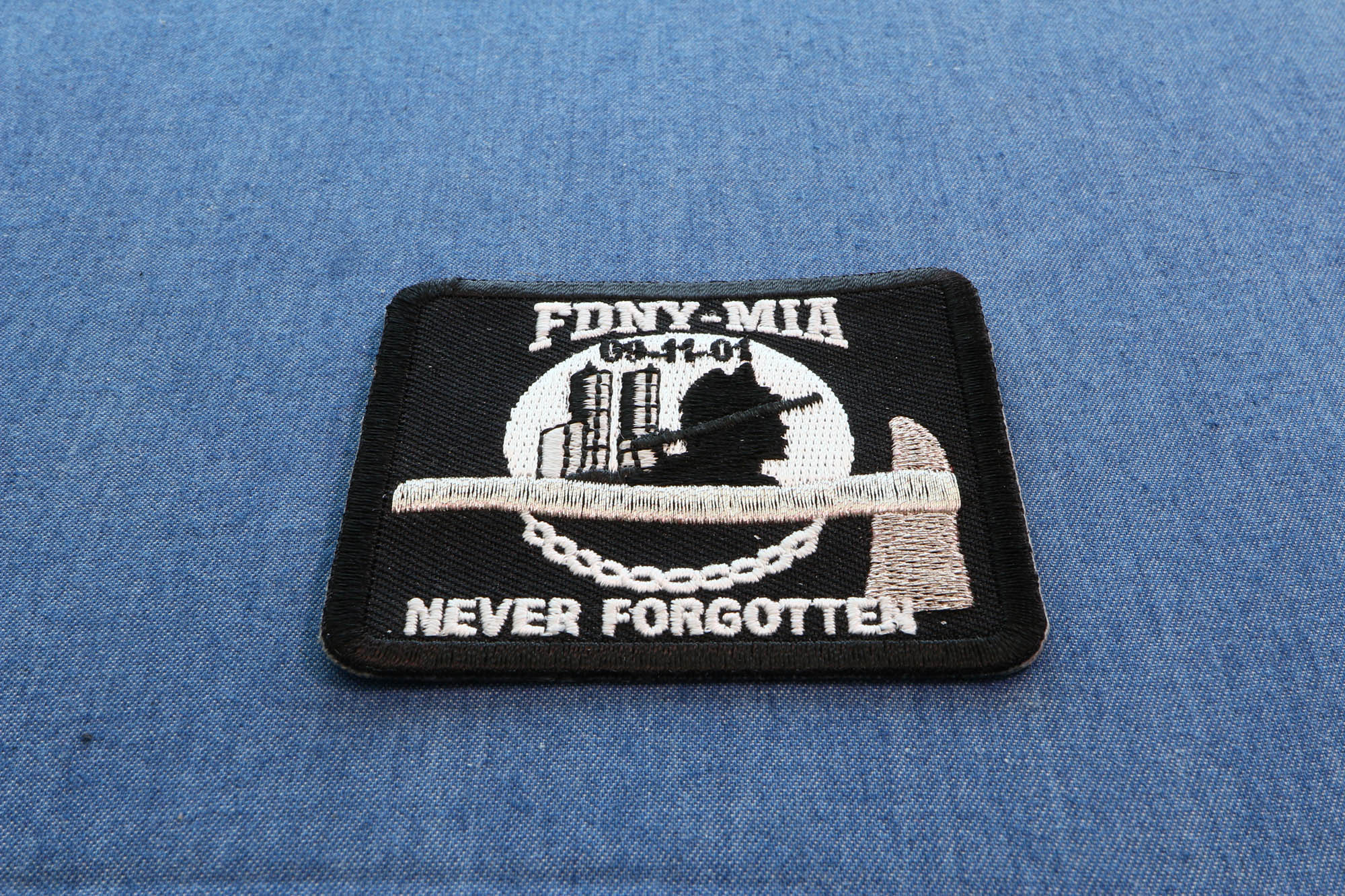 Fdny MIA Never Forgotten Patch | Embroidered Patches by Ivamis Patches
