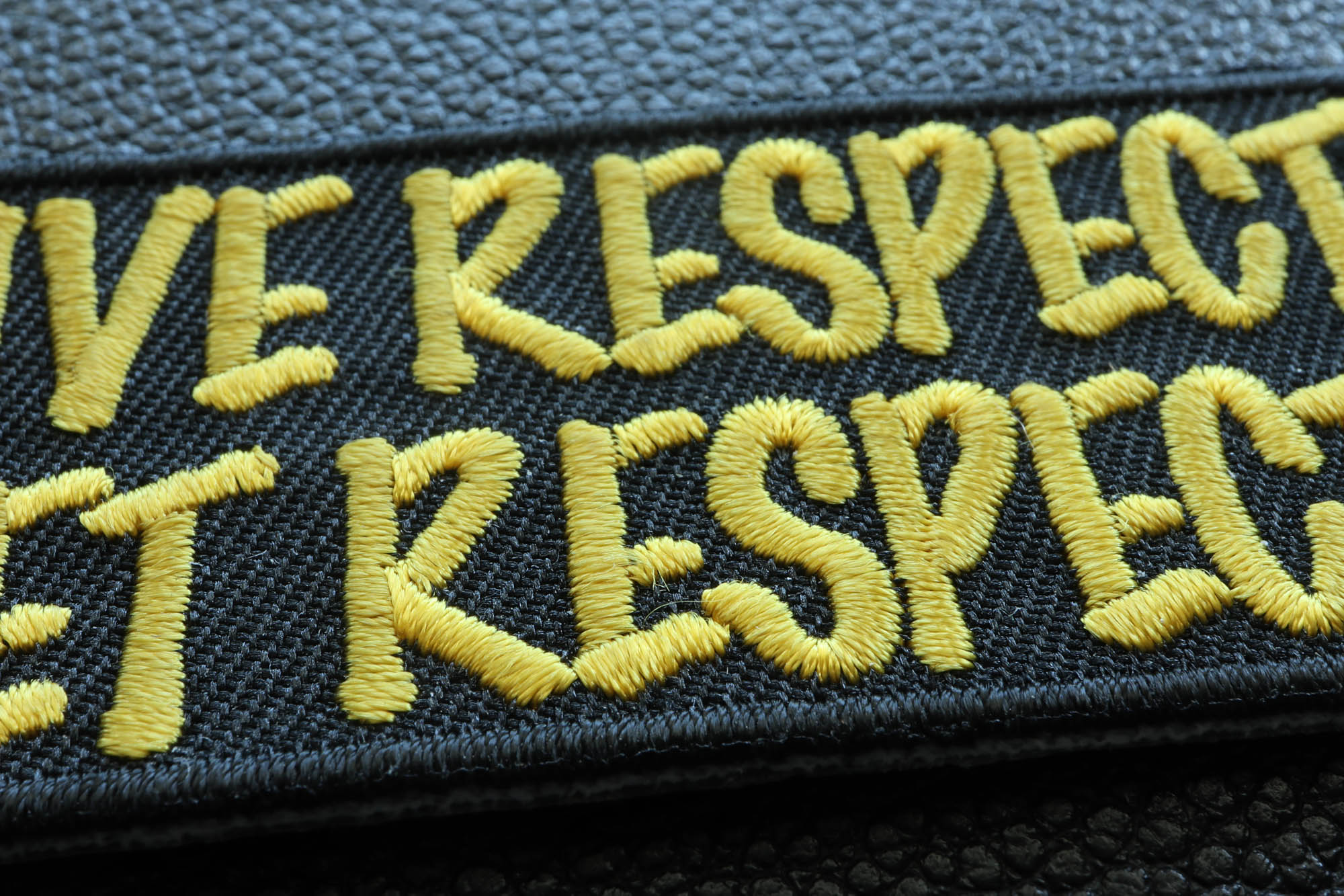 Give Respect Get Respect Patch, Biker Sayings by Ivamis Patches