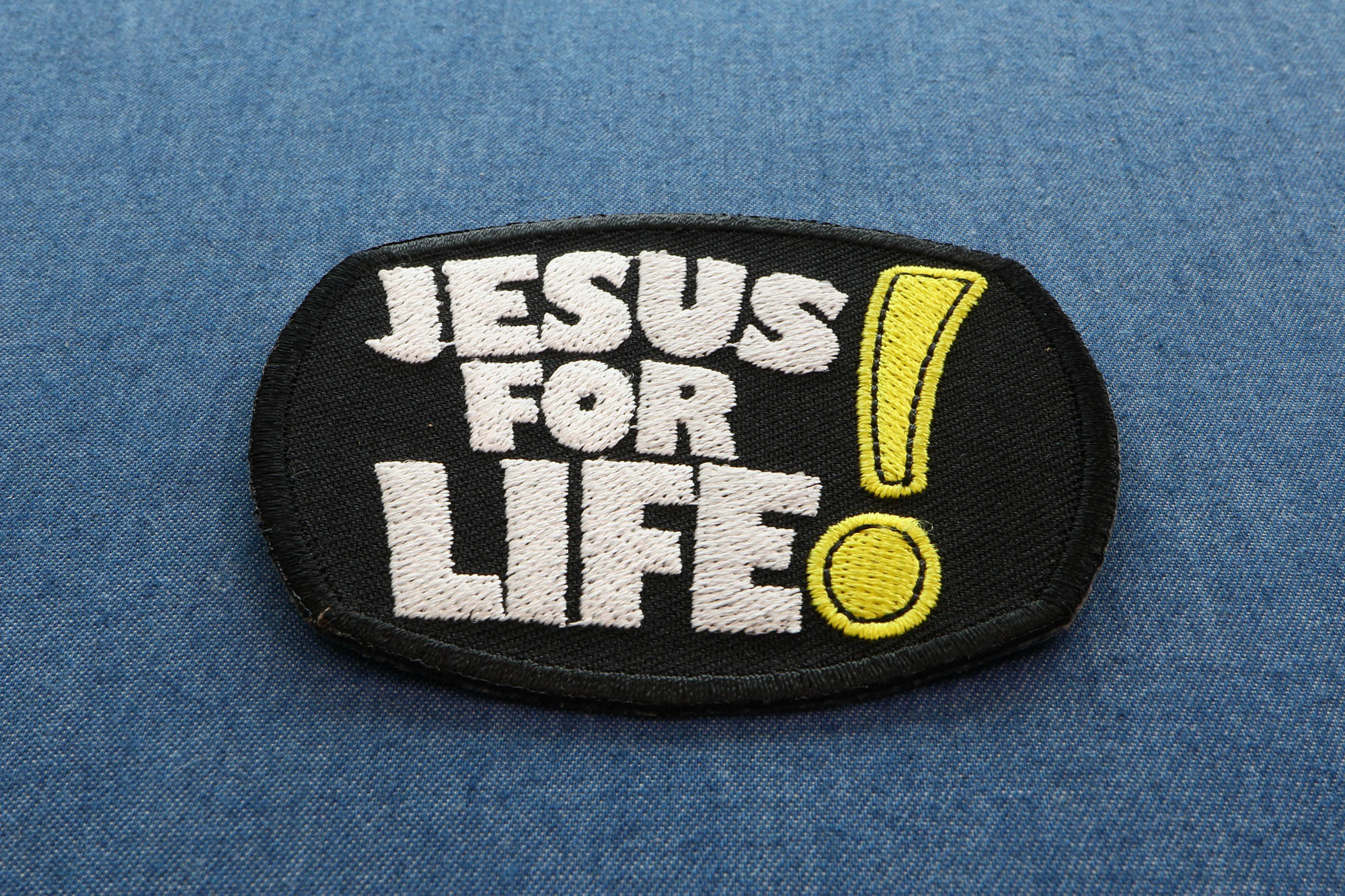 Jesus For Life Patch, Christian Patches by Ivamis Patches