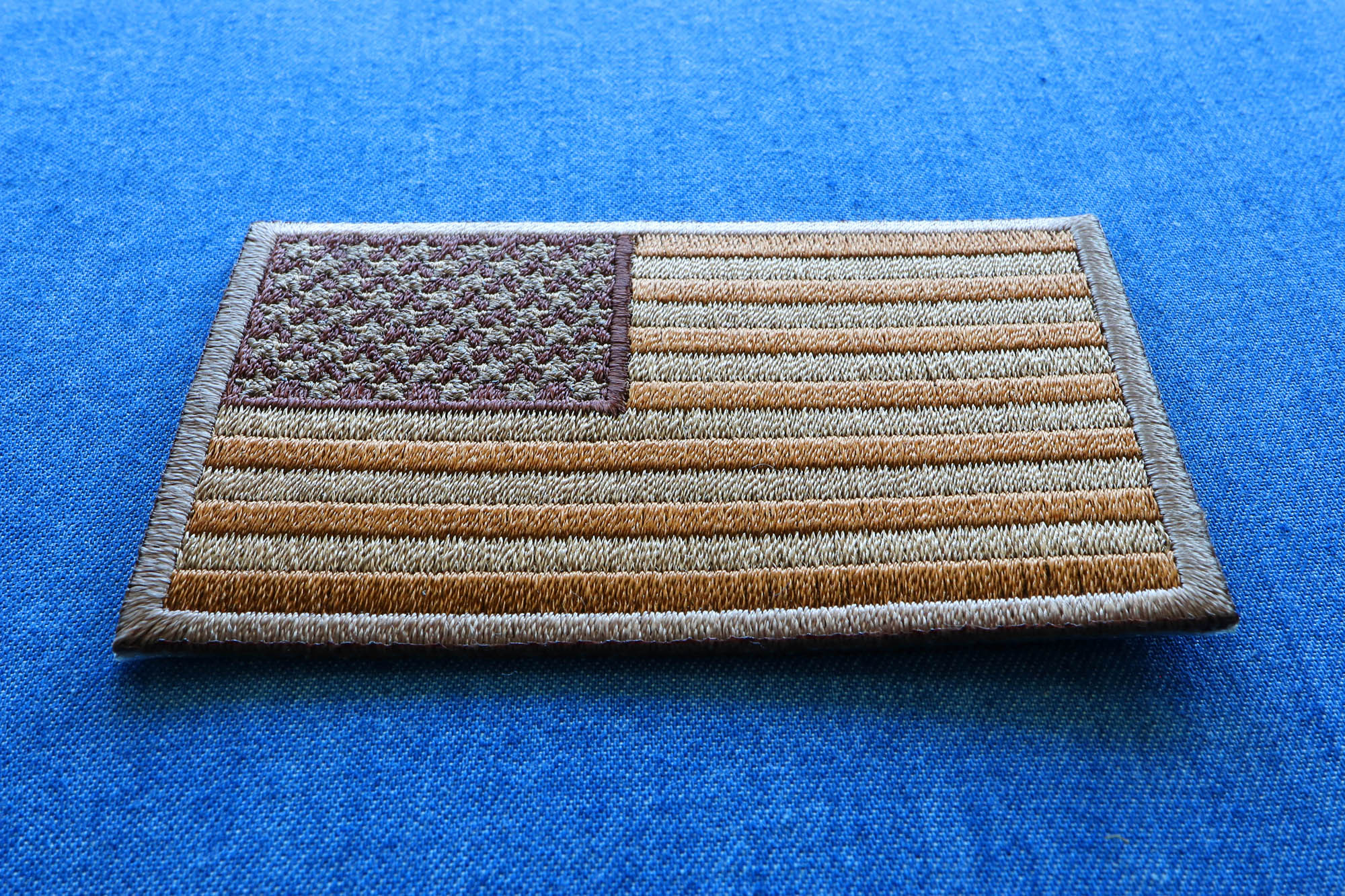 Subdued Brown US Flag Patch | Embroidered Patches by Ivamis Patches