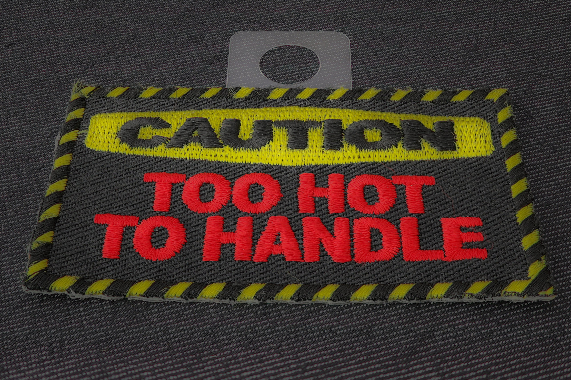 Caution Too Hot To Handle Patch, Funny Patches for Ladies by Ivamis Patches