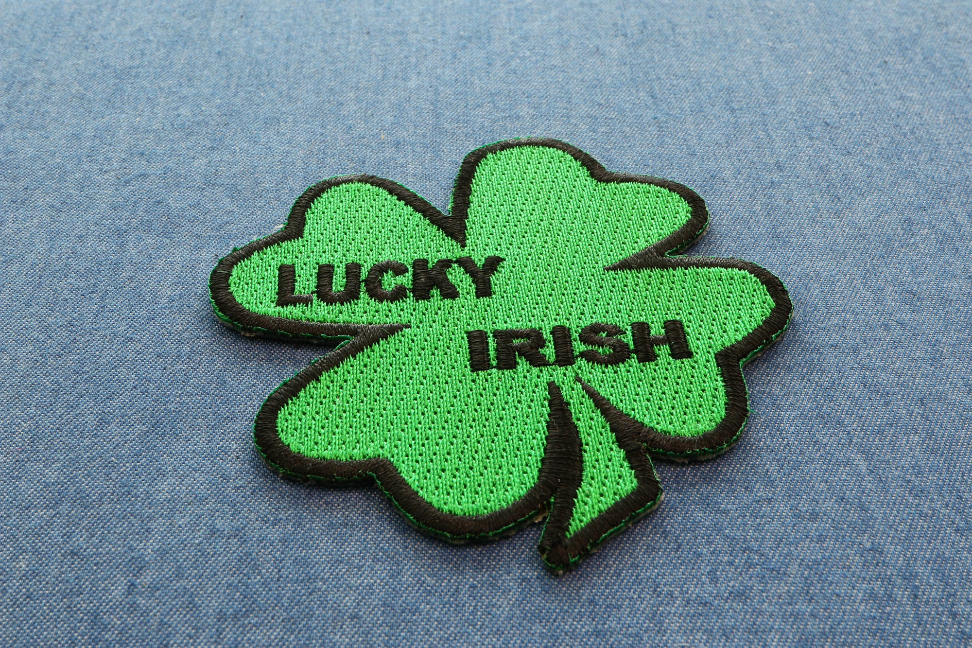 Lucky Irish Shamrock Patch, Iron on Patches by Ivamis Patches