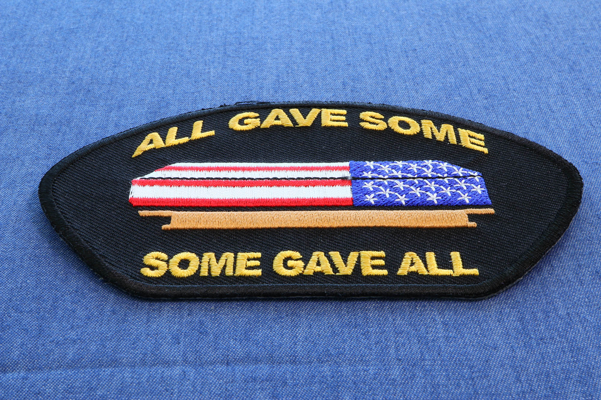 All Gave Some Gave All Casket Cap Patch | US Military Veteran Patches ...