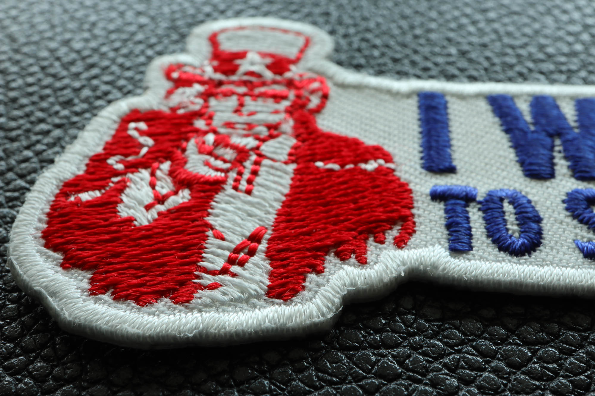 I Want You To Speak English Uncle Sam Patriotic Iron on Patch - Iron on ...