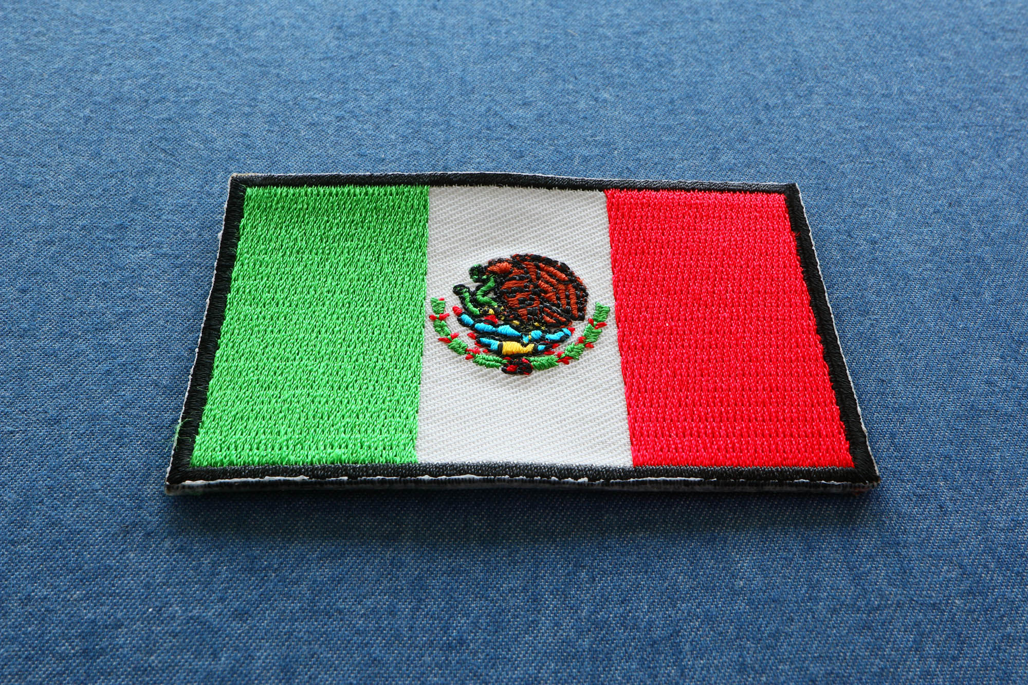 Iron On Mexico Flag Patch | Embroidered Patches by Ivamis Patches