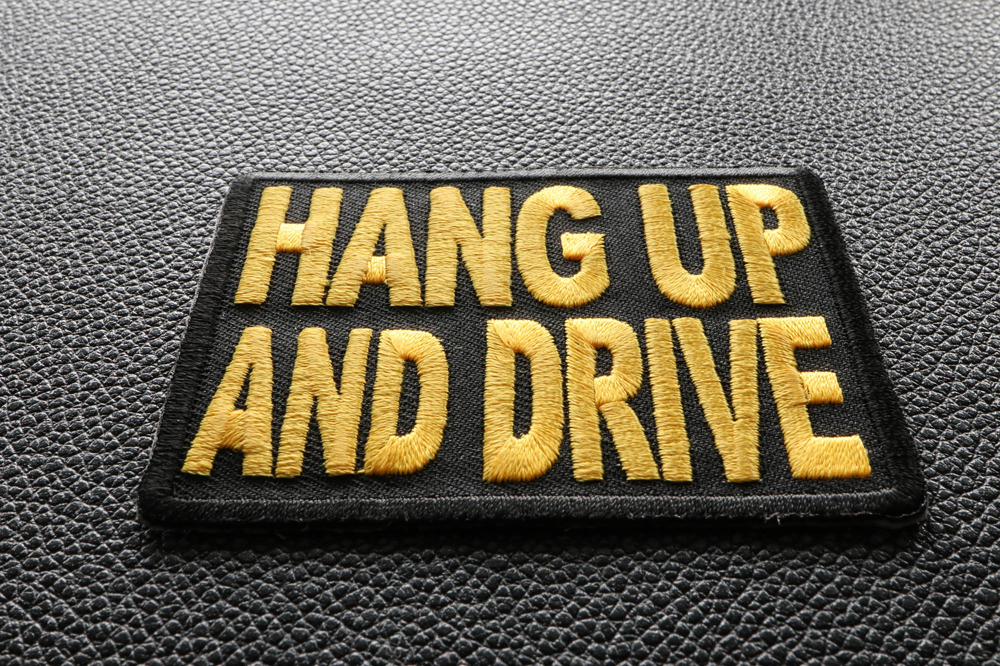 Hang Up and Drive Patch - Biker Saying Patches by Ivamis Patches