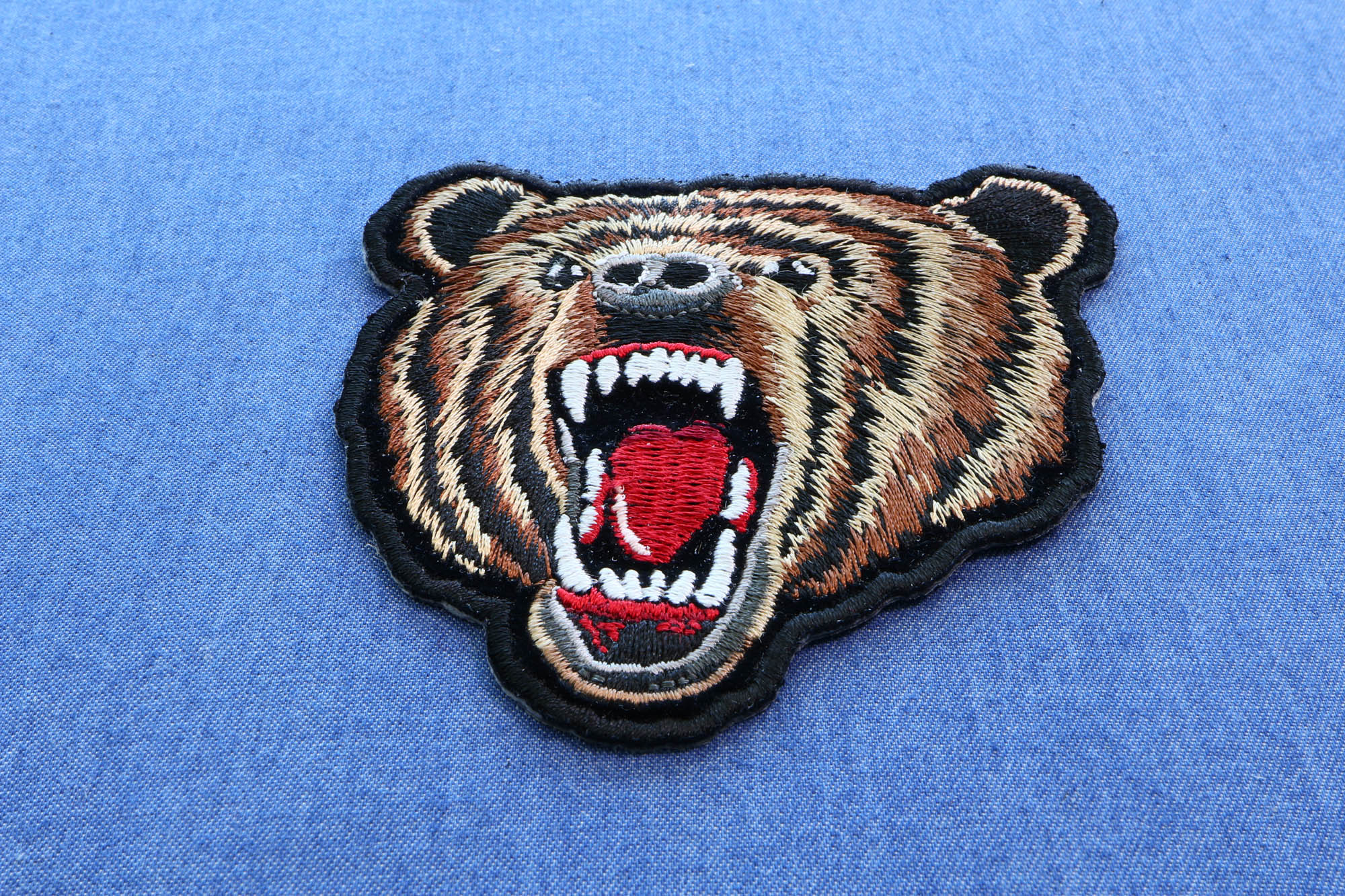 Bear Iron on Patch - Iron on Bear Patches by Ivamis Patches