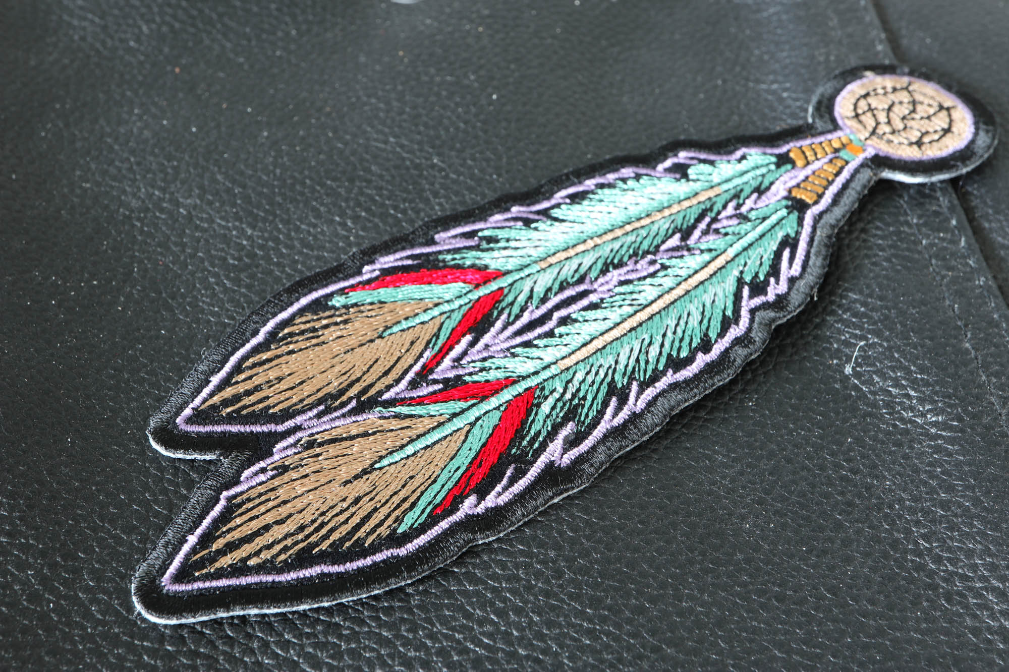 Feather Patch for Sewing or Ironing on to Jackets by Ivamis Patches