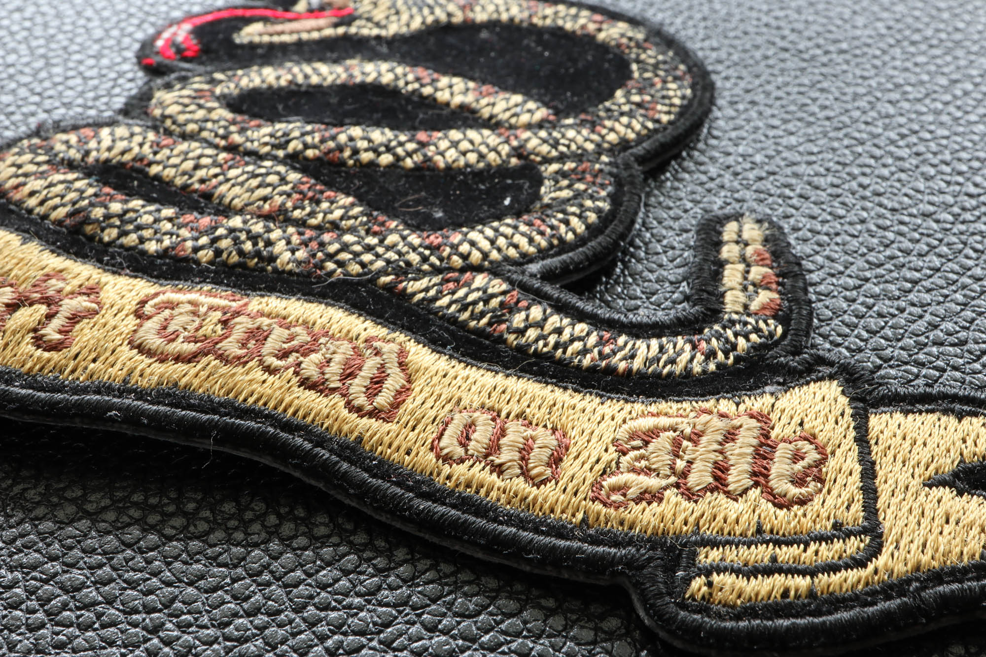 Don't Tread On Me Snake Patch Patch for Sewing or Ironing on to Jackets ...