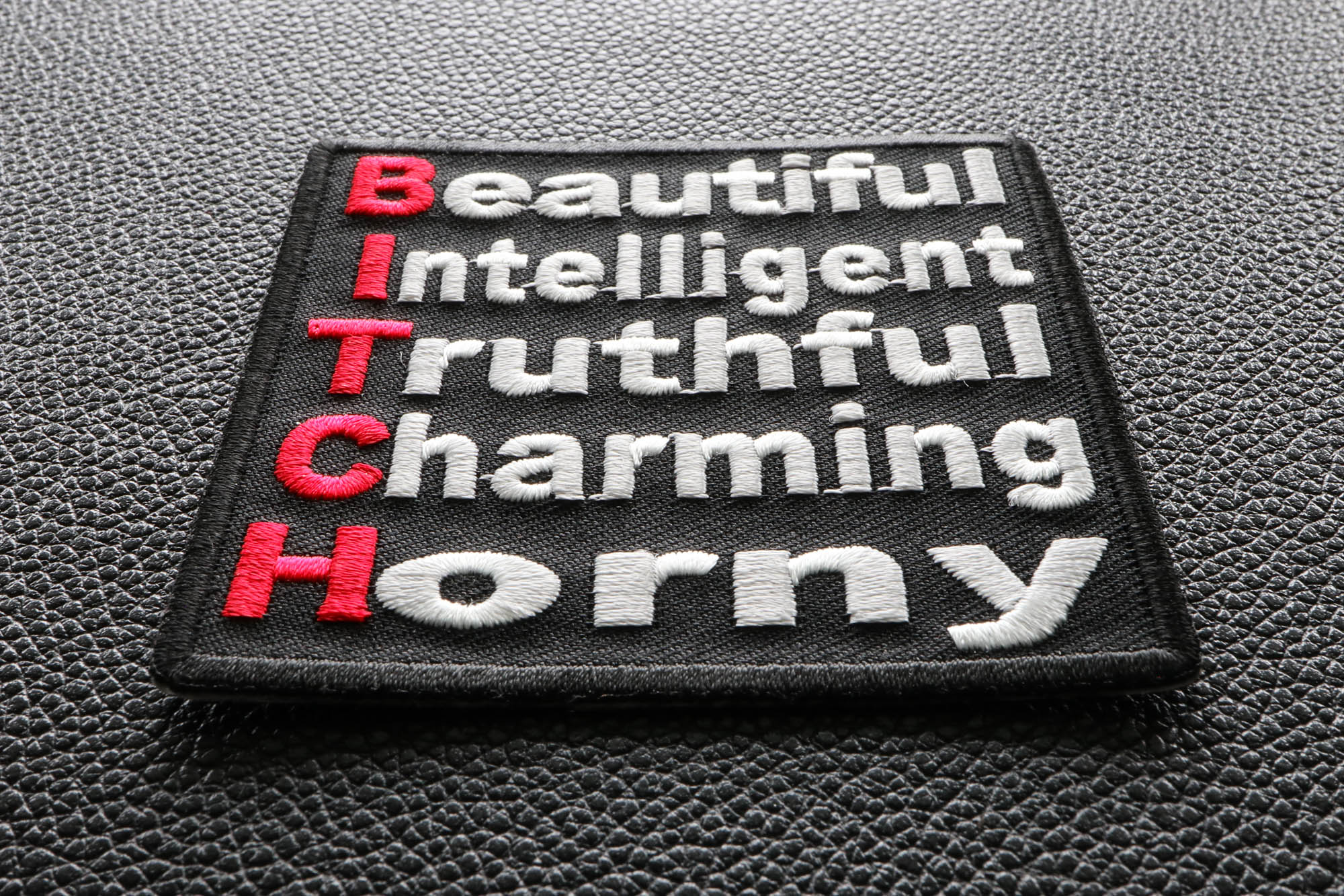 Beautiful Intelligent Bitch Patch | Embroidered Patches by Ivamis Patches