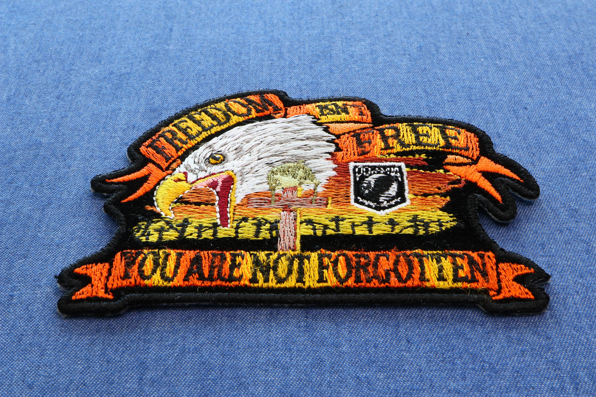 Freedom Isn't Free Eagle Small Patch | US Military Veteran Patches by ...