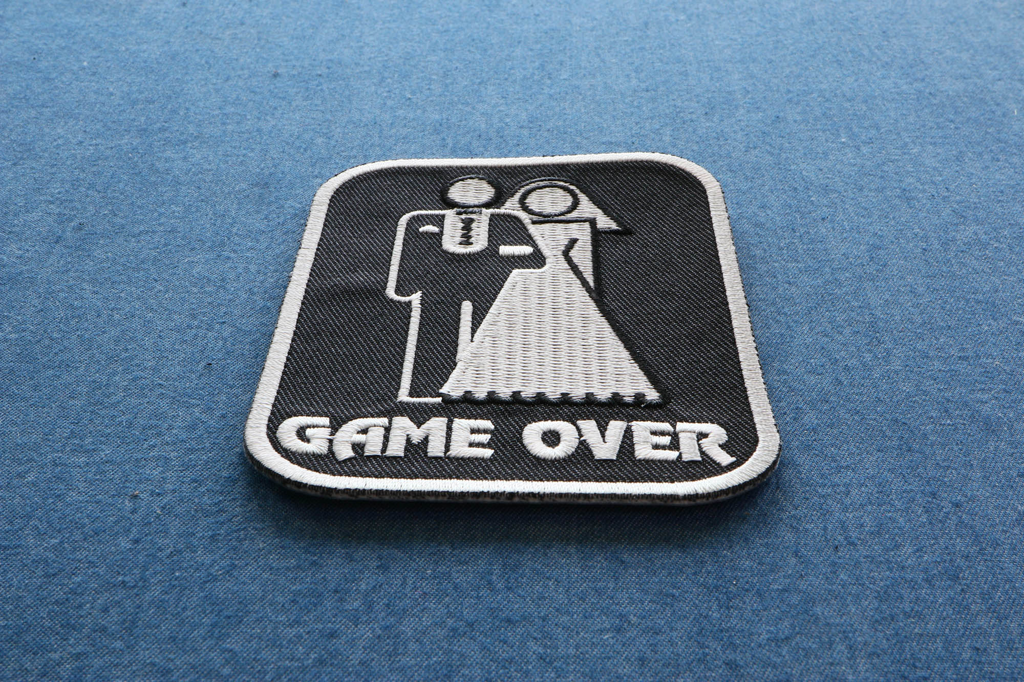 Game Over Marriage Funny Iron on Patch - Iron on Funny Patches by ...
