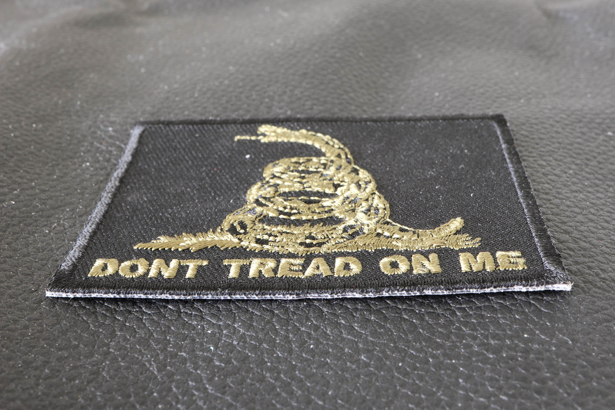 Green Black Gadsden Flag Patch | US Military Veteran Patches by Ivamis ...