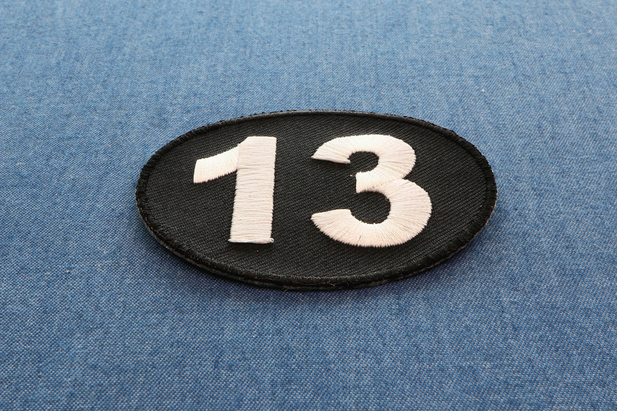 Lucky 13 Patch - Embroidered Iron On | Embroidered Patches by Ivamis ...