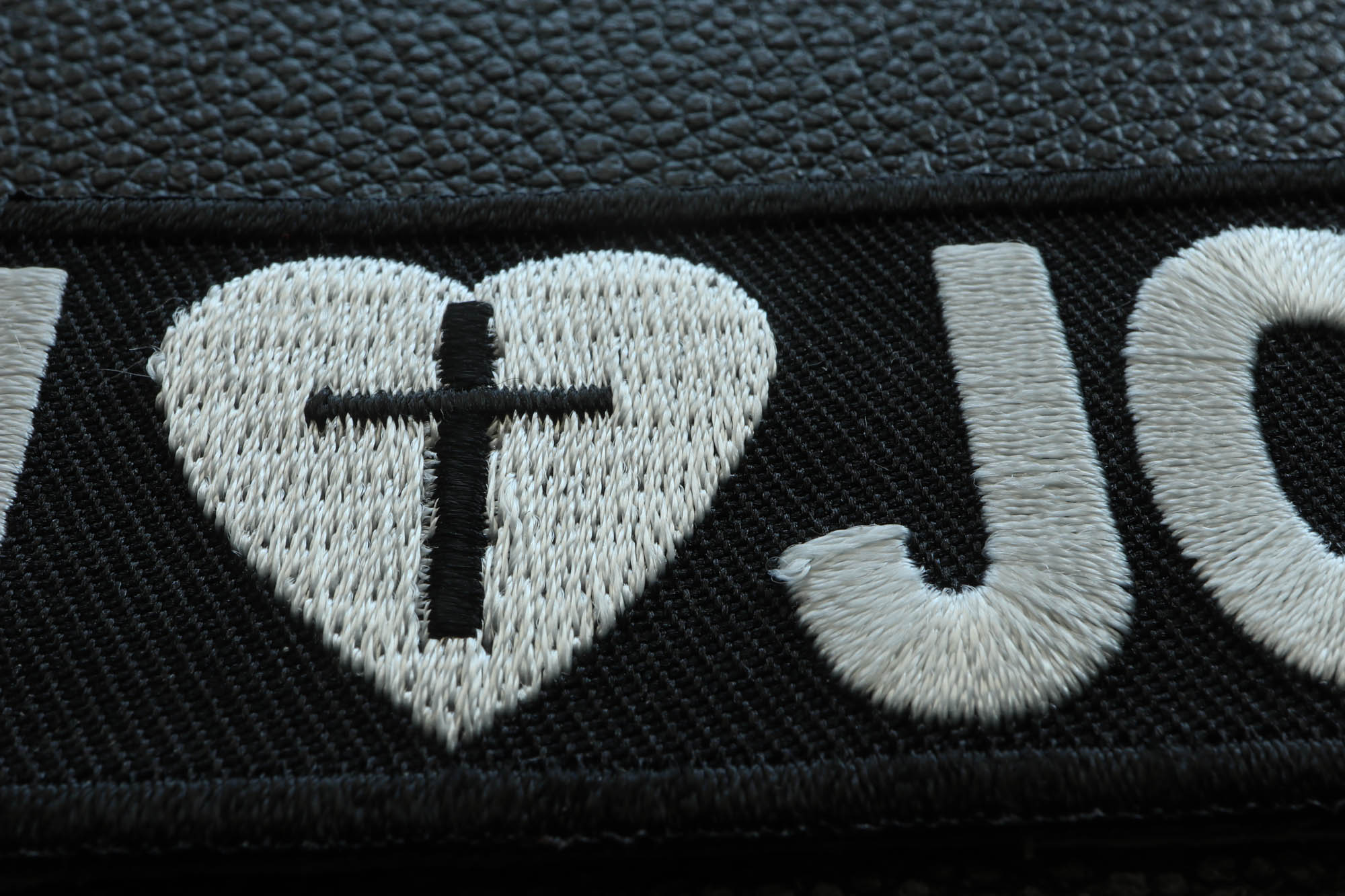 I Love JC Embroidered Iron On Patch | Embroidered Patches by Ivamis Patches