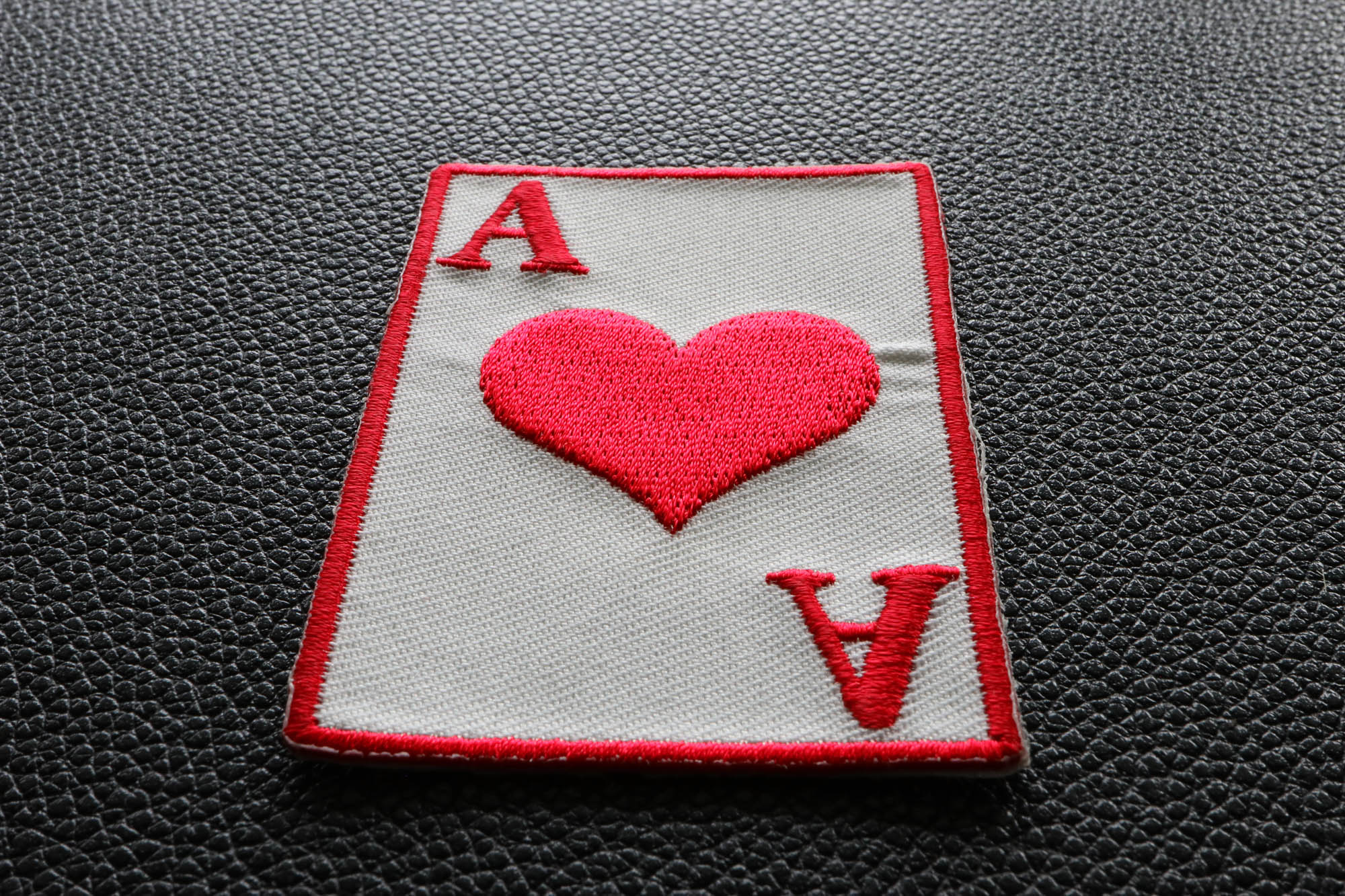 Ace Of Hearts Patch | Embroidered Patches by Ivamis Patches