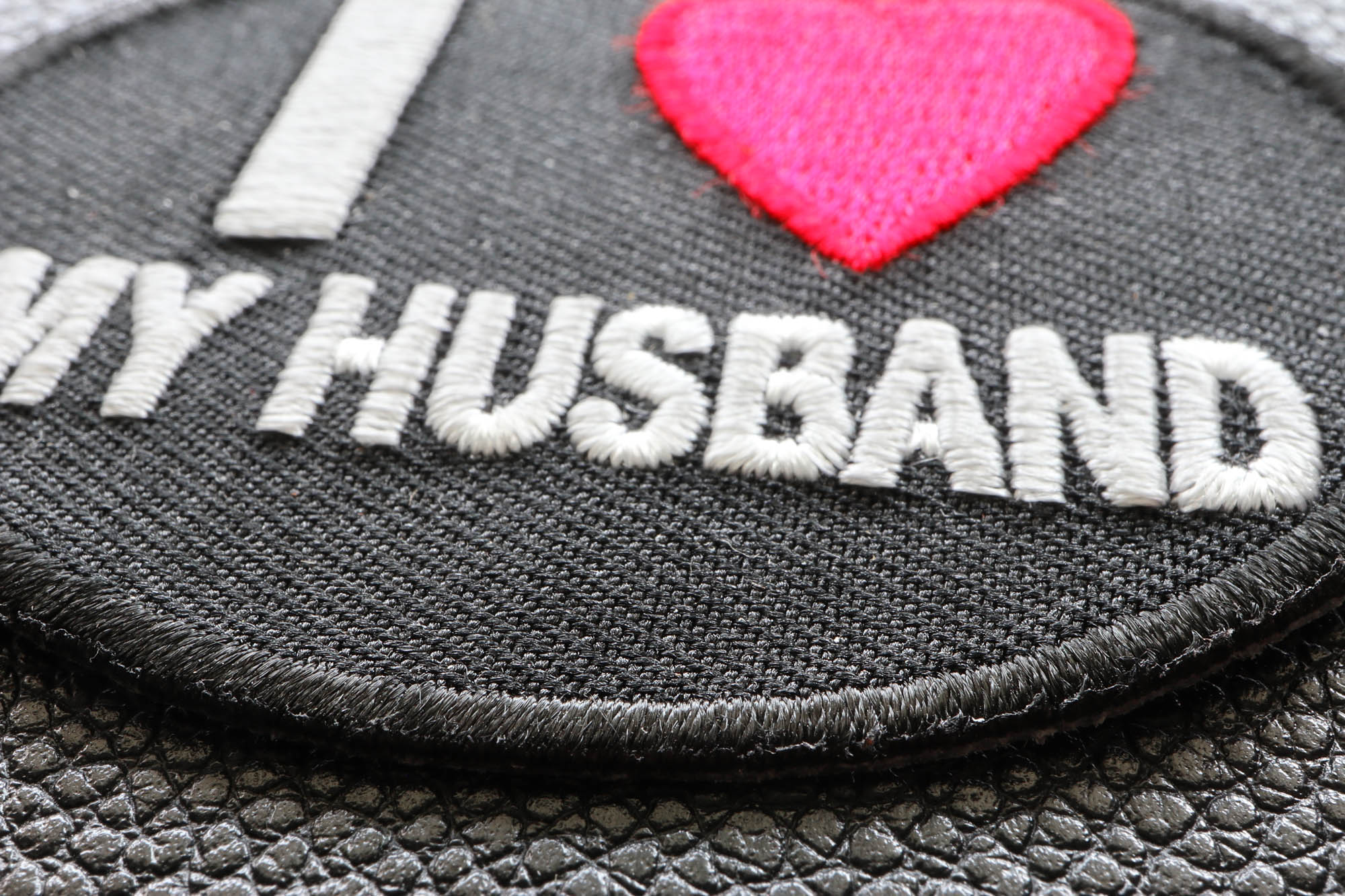 Iron On I Love My Husband Patch | Embroidered Patches by Ivamis Patches
