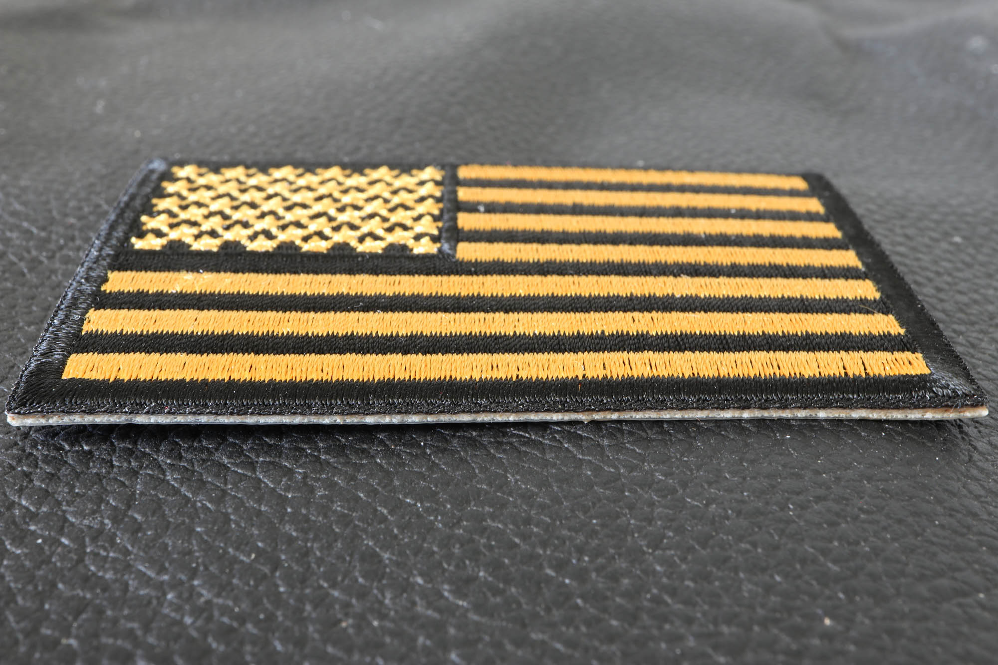 Yellow Black American Flag Patch Small Embroidered Iron On Patch ...