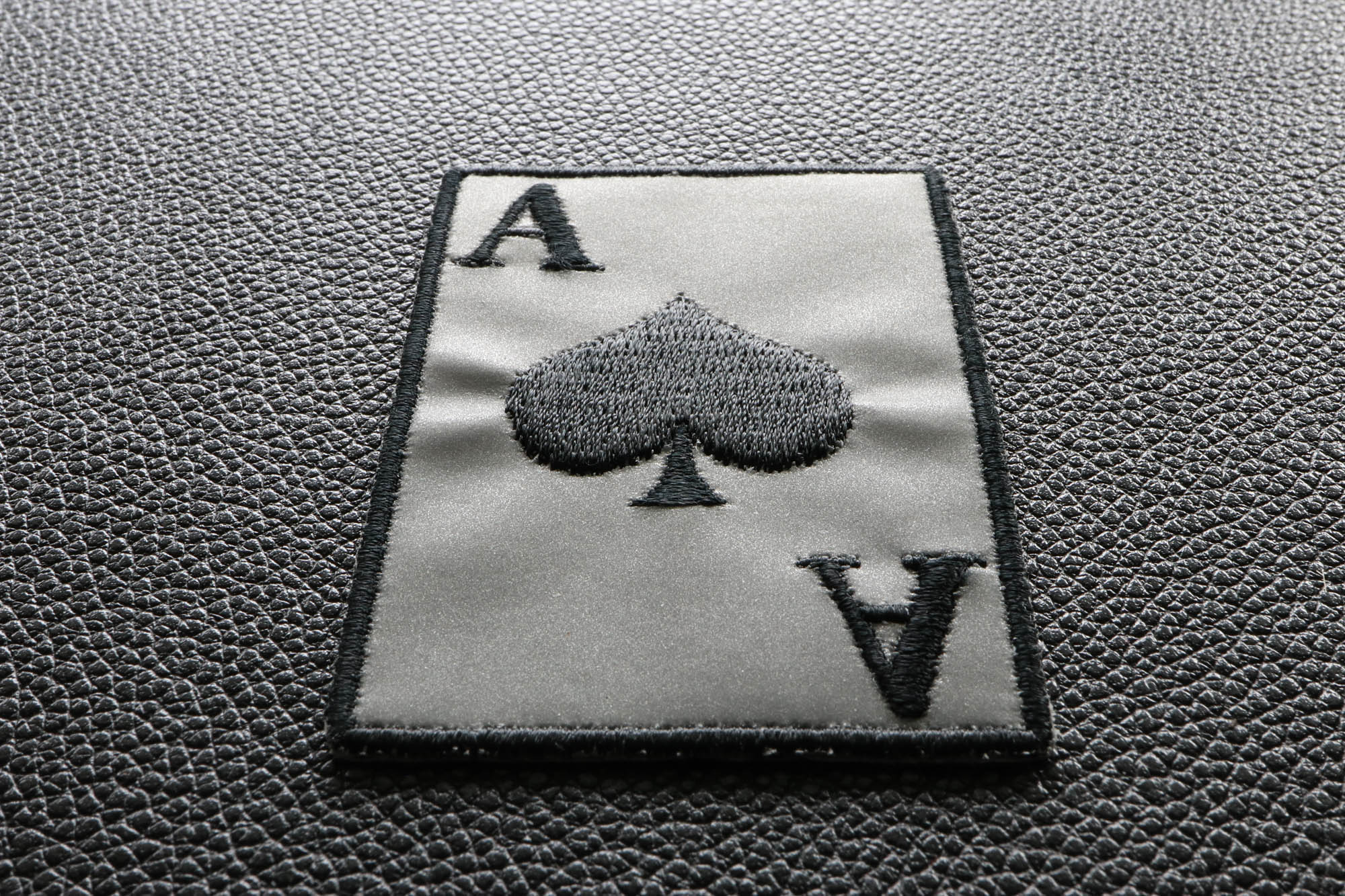 Reflective Ace Of Spades Patch | US Military Veteran Patches by Ivamis ...