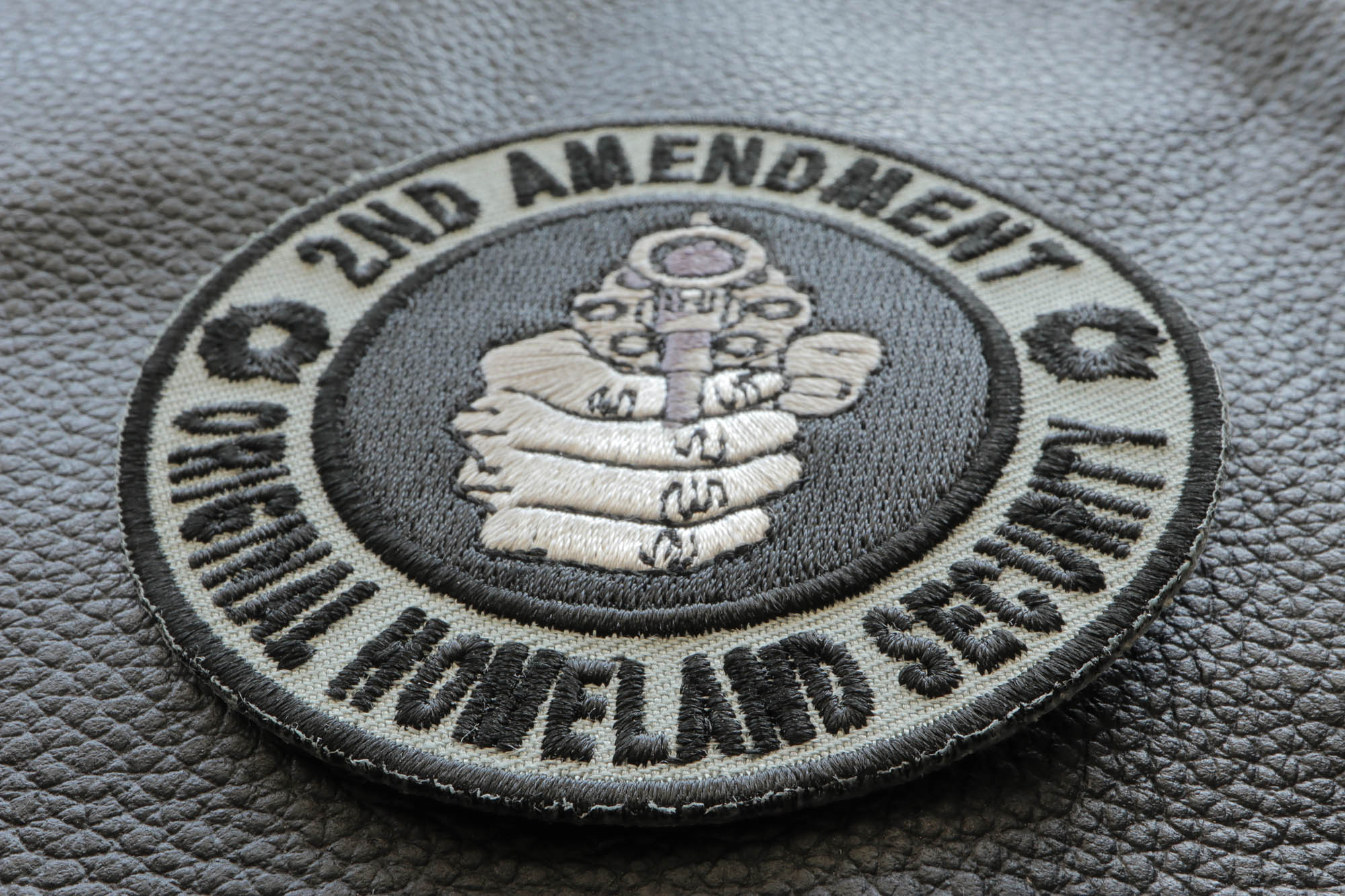 2nd Amendment Round Original Homeland Security Patch | Embroidered ...