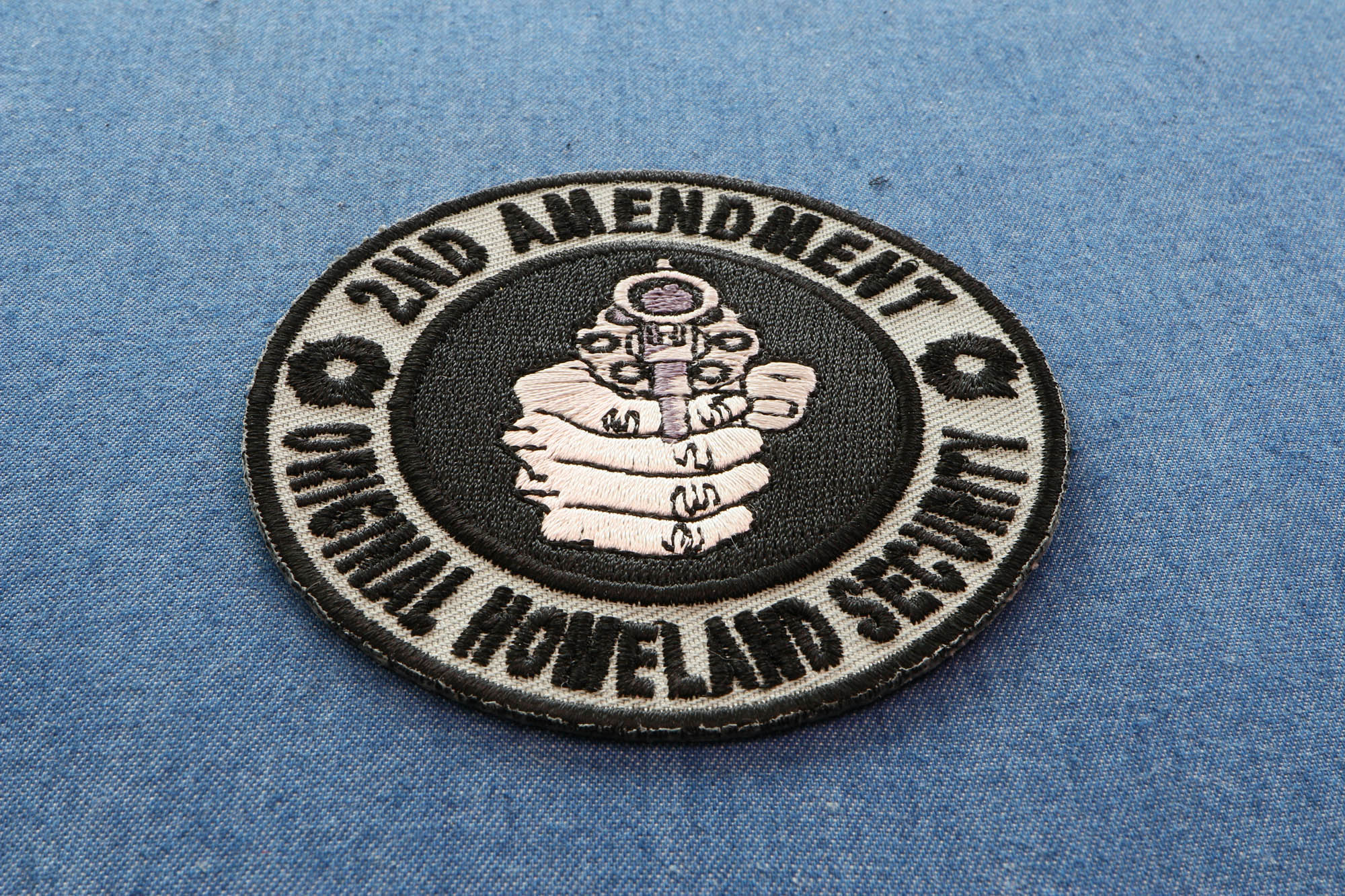 2nd Amendment Round Original Homeland Security Patch | Embroidered ...