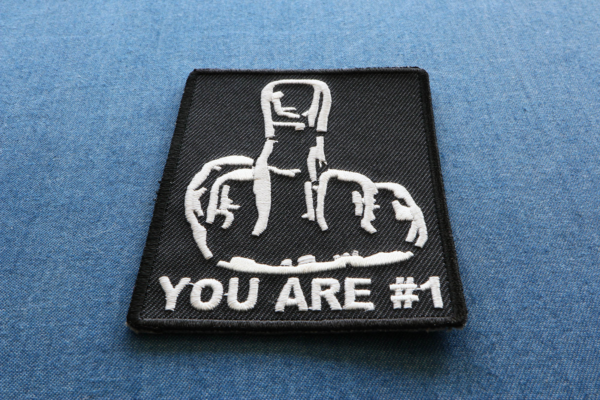 You Are No 1 Middle Finger Patch From Fun Patches | Embroidered Patches by Ivamis Patches