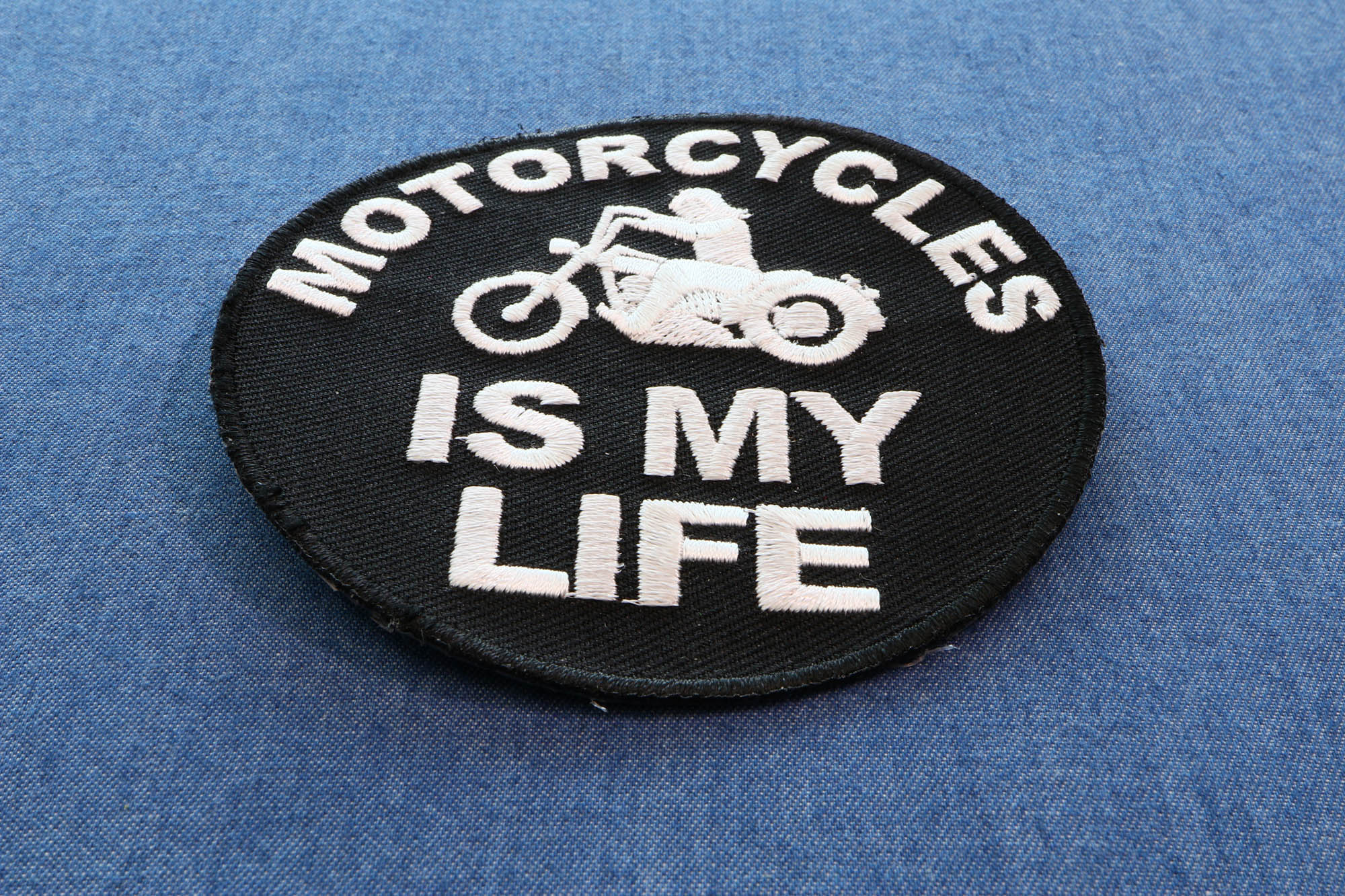 Motorcycles Is My Life Biker Saying Patch - Biker Patches for Vests by ...