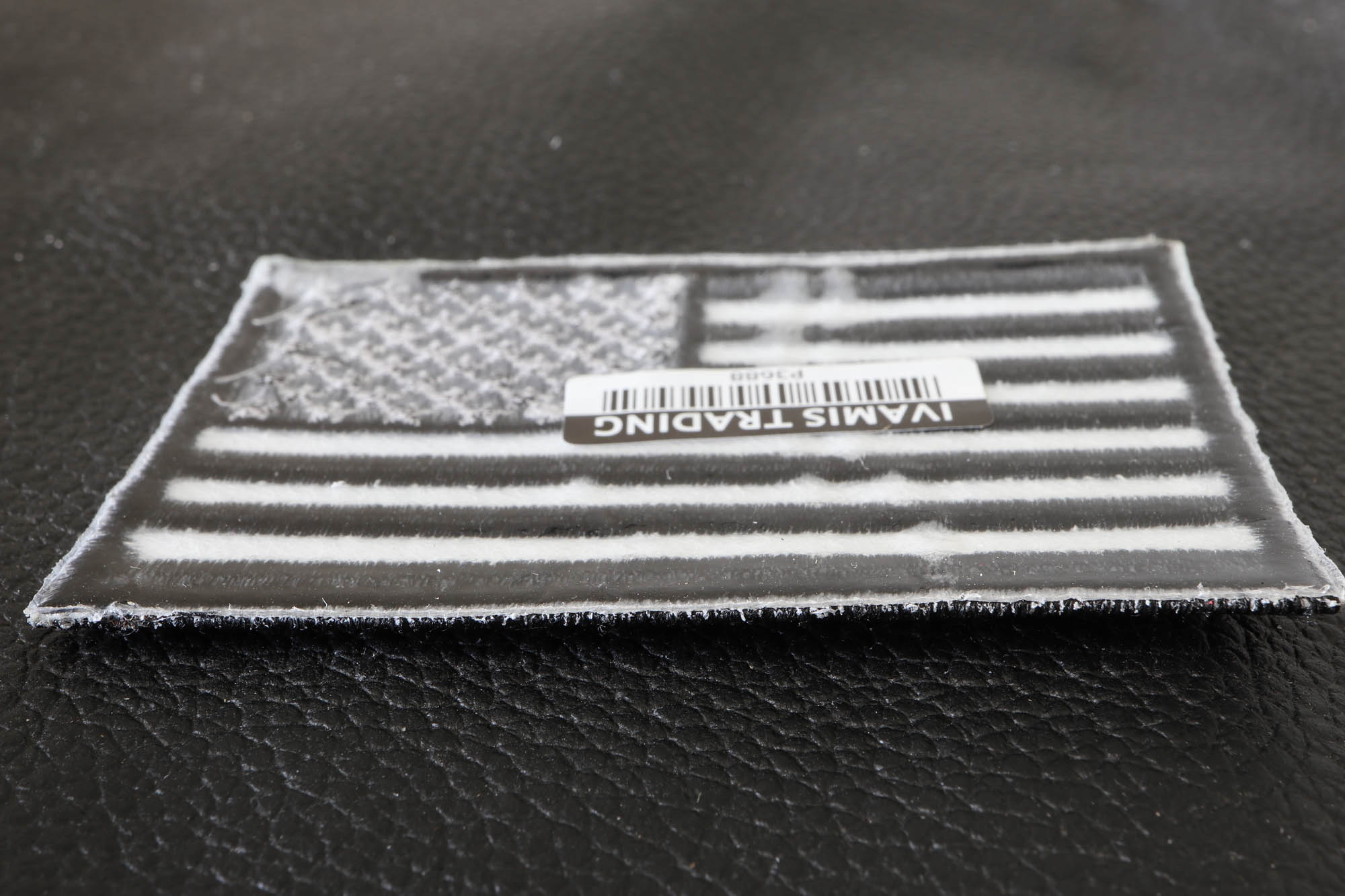 Reverse Black Reflective US Flag Patch | Reflective Flags -TheCheapPlace