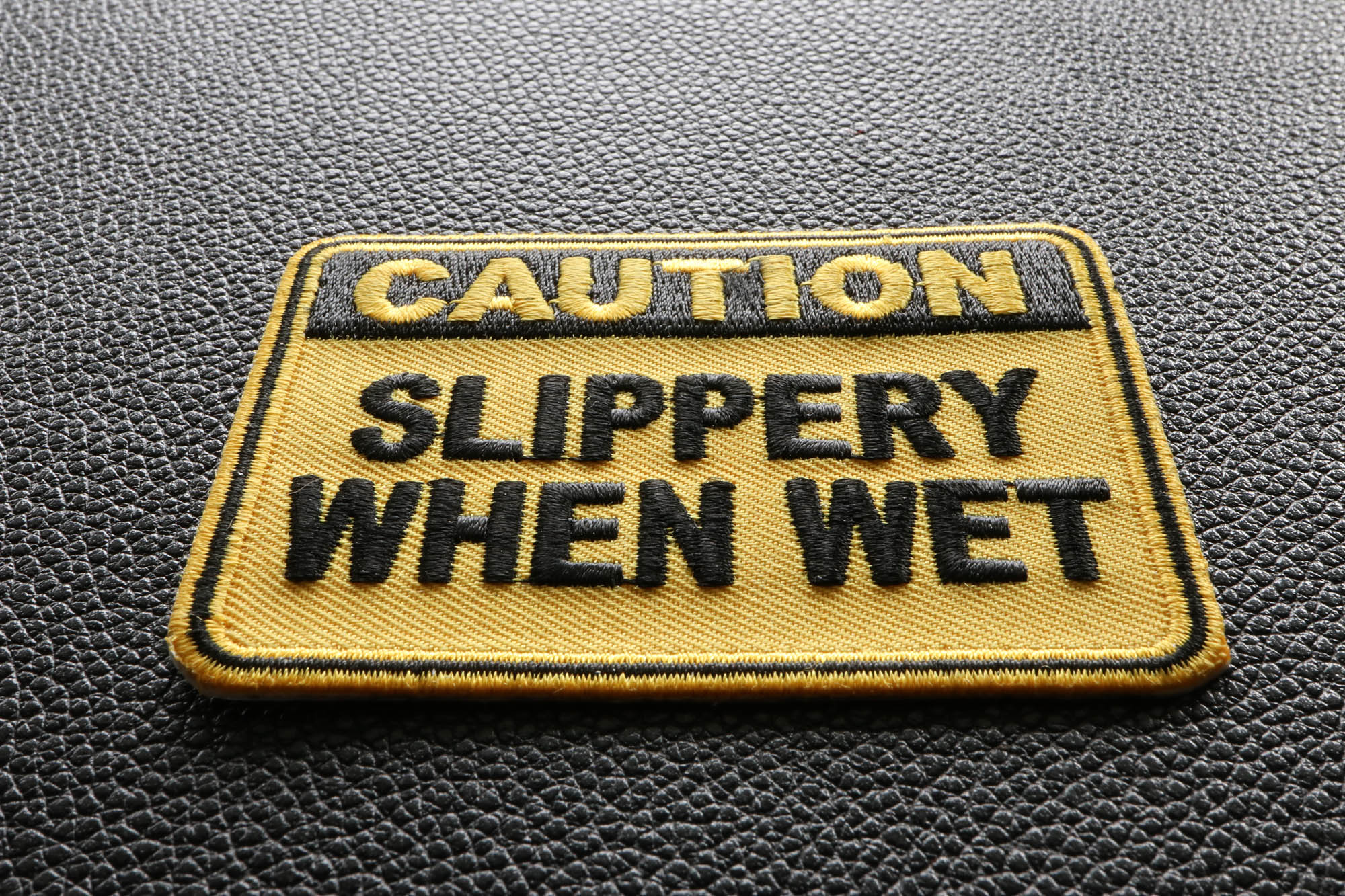 Caution Slippery When Wet Patch, Funny Patches for Adults by Ivamis Patches