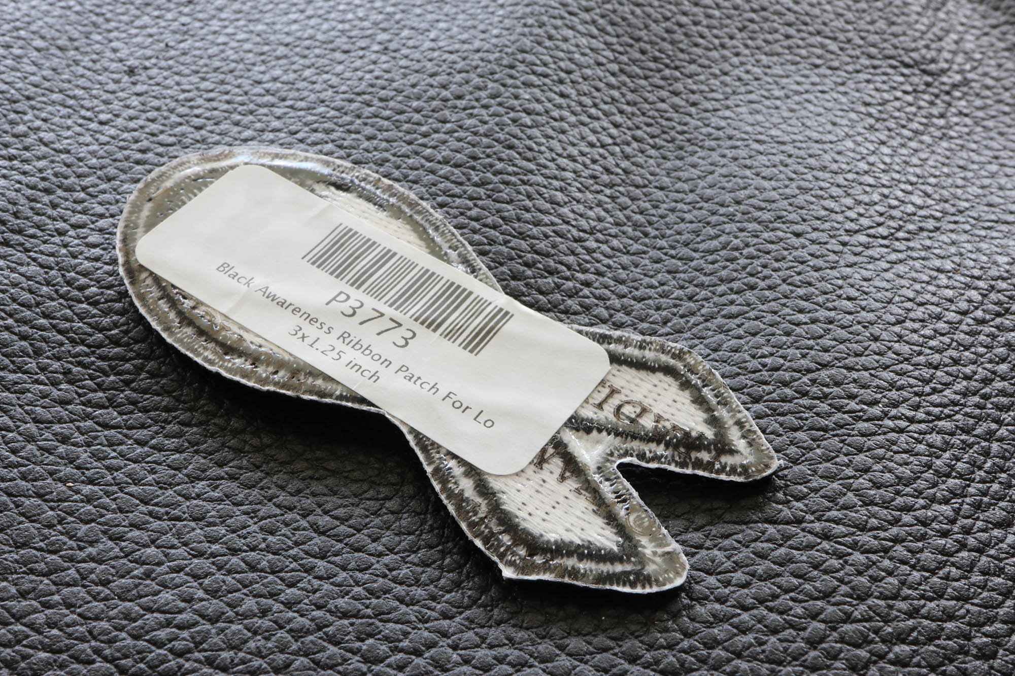 Black Awareness Ribbon Patch For Lost Soldiers | Support Ribbons ...