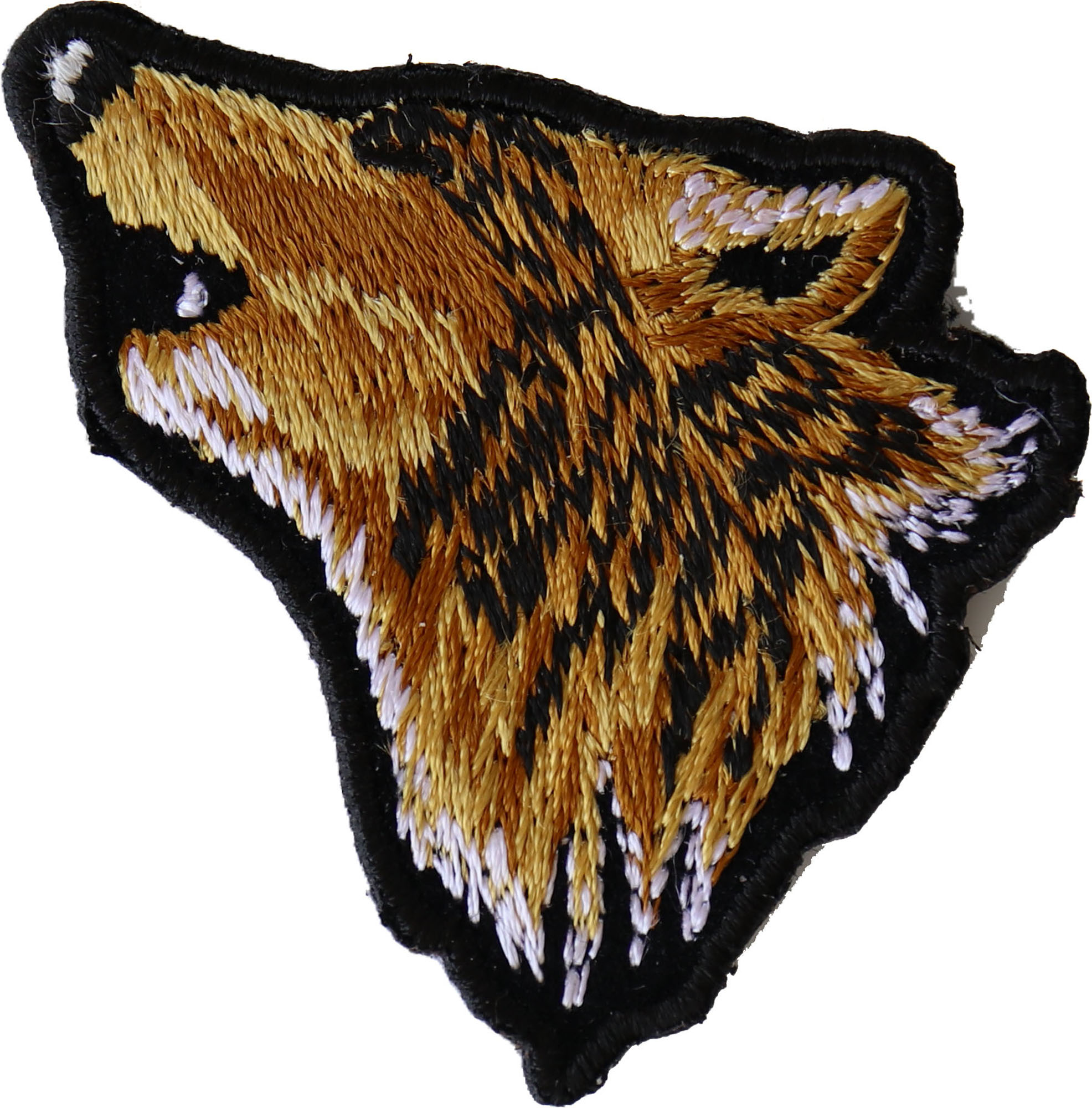 Iron On Mini Wolf Head Patch by Ivamis Patches