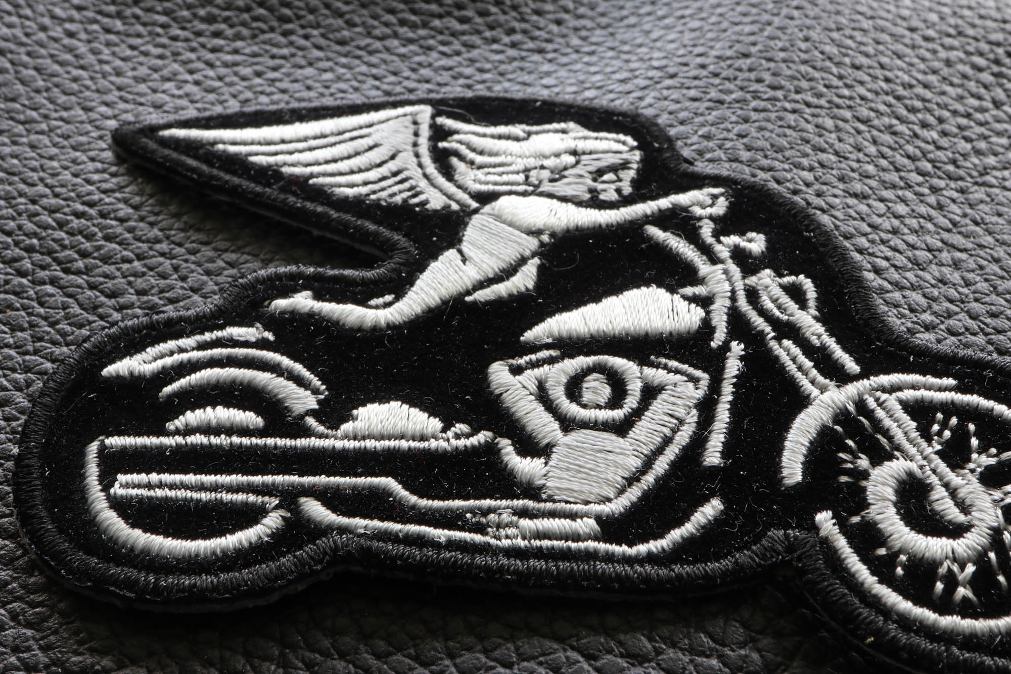 Angel On Motorcycle Iron On Christian Patch | Embroidered Patches by ...