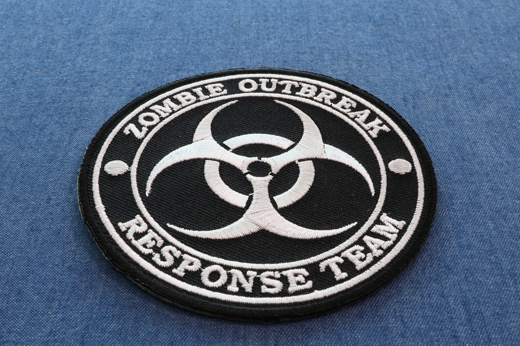 Zombie Outbreak Response Team Iron On Patch | Embroidered Patches by ...