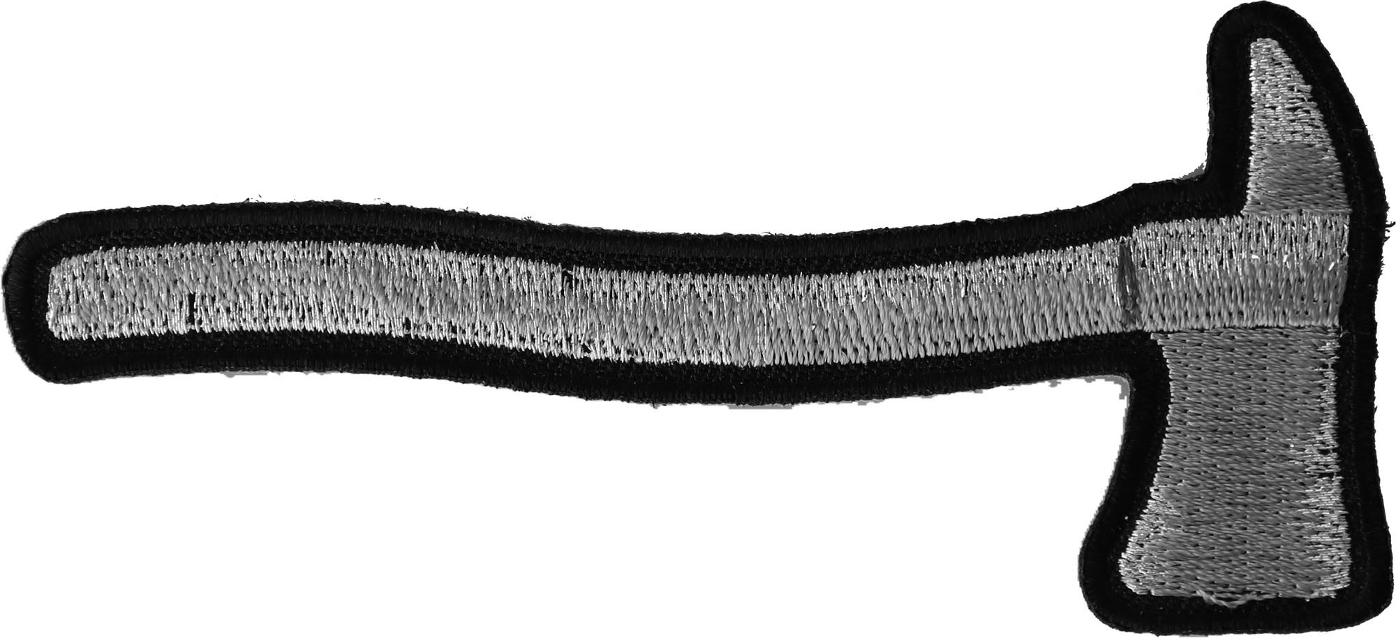 Firefighter Axe In Silver Metallic Patch | Embroidered Patches by ...