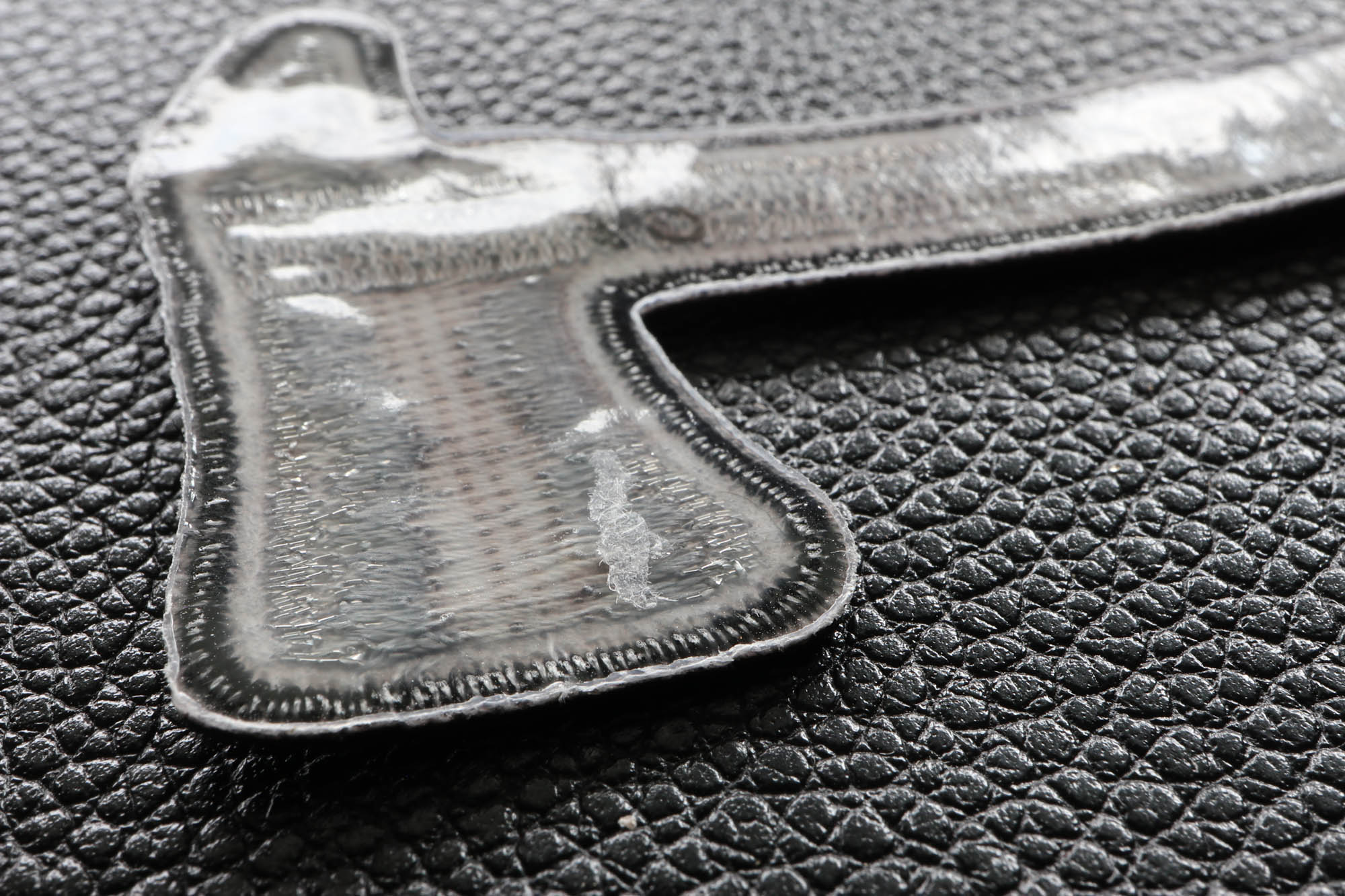 Firefighter Axe In Silver Metallic Patch | Fire Fighter Patches ...