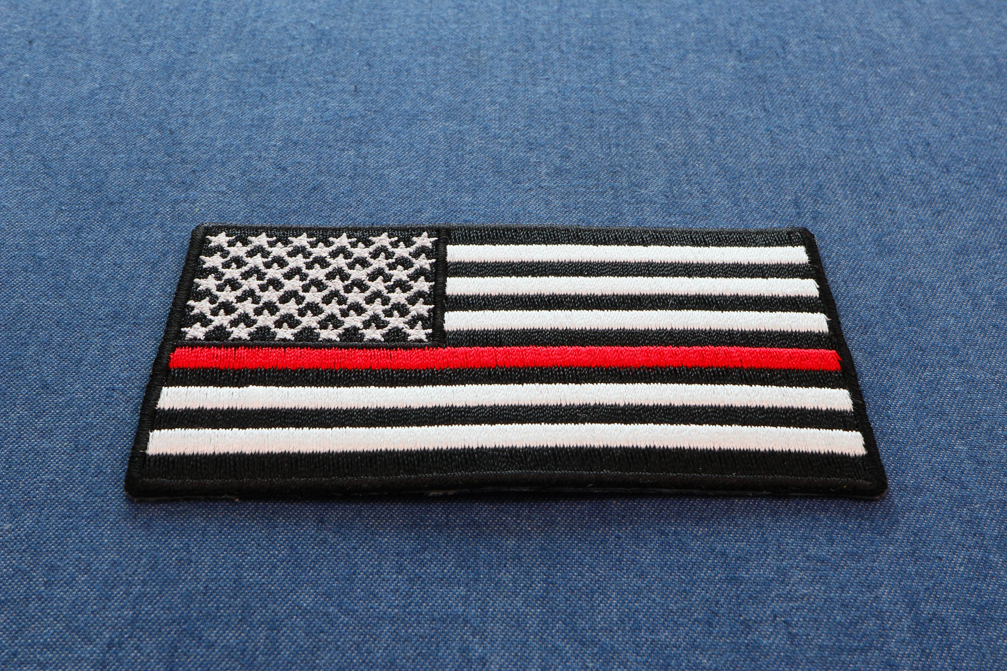 Subdued US Flag With Red Stripe Patch | Embroidered Patches by Ivamis ...