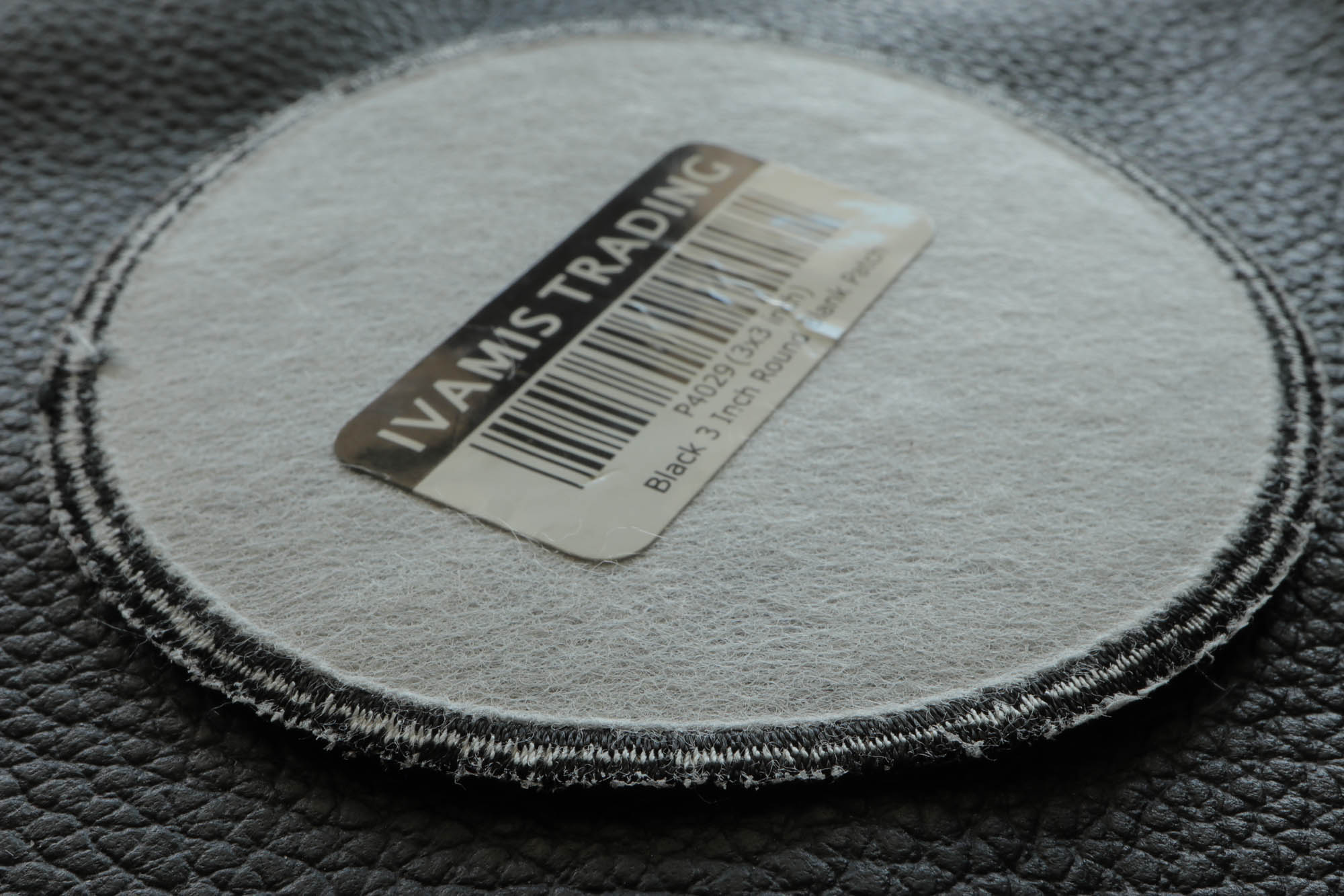 Black 3 Inch Round Blank Patch | Blank Patches -TheCheapPlace