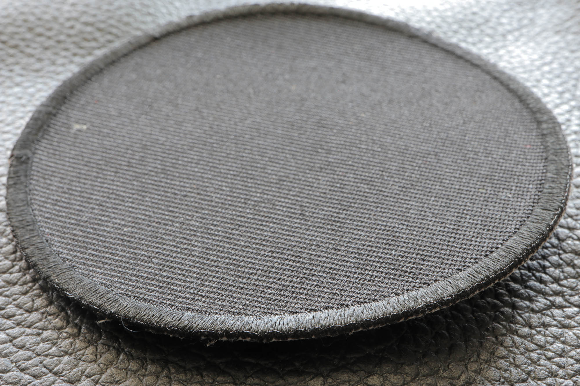 Black 3 Inch Round Blank Patch | Embroidered Patches by Ivamis Patches
