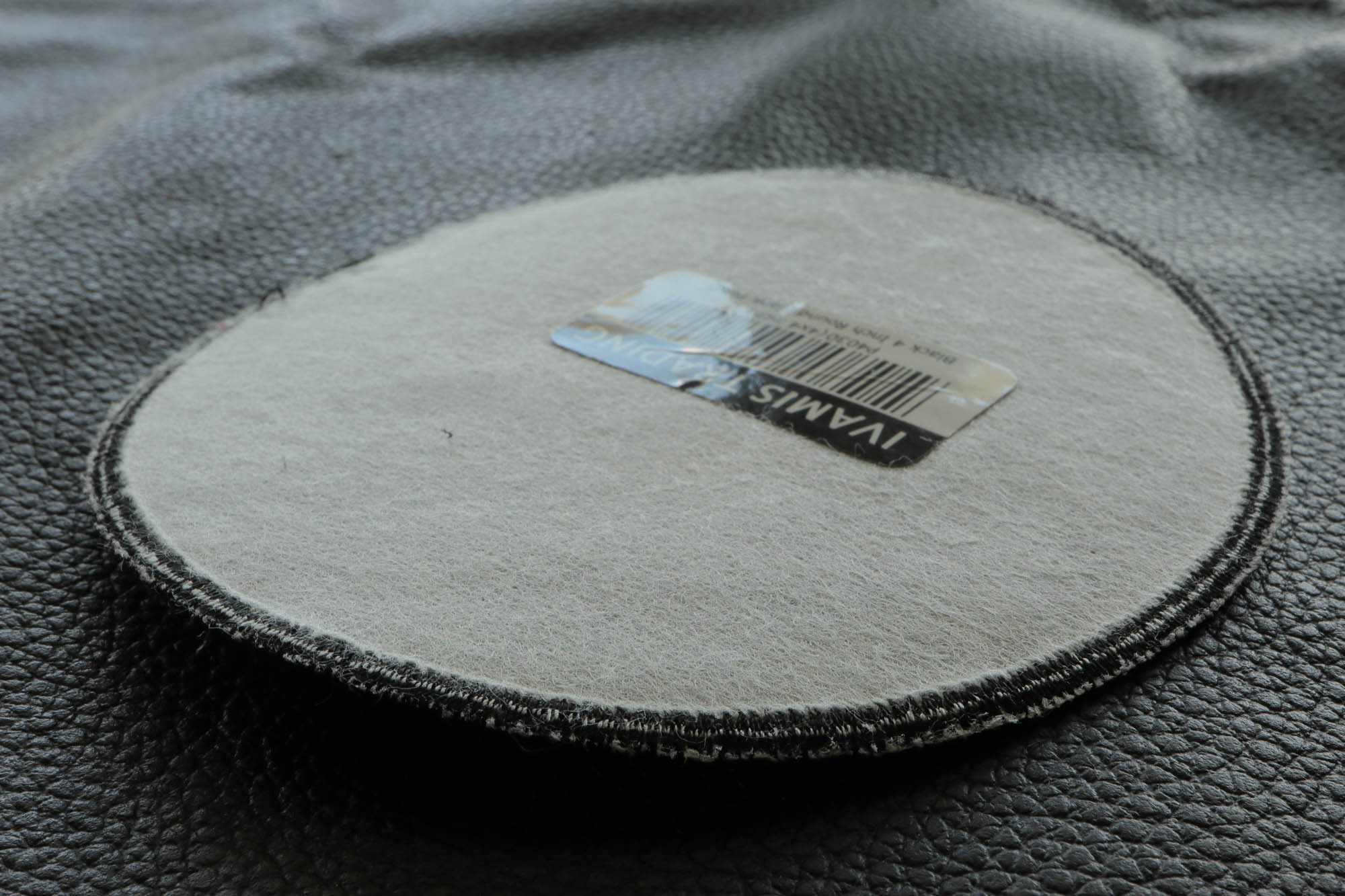 Black 4 Inch Round Blank Patch | Blank Patches -TheCheapPlace