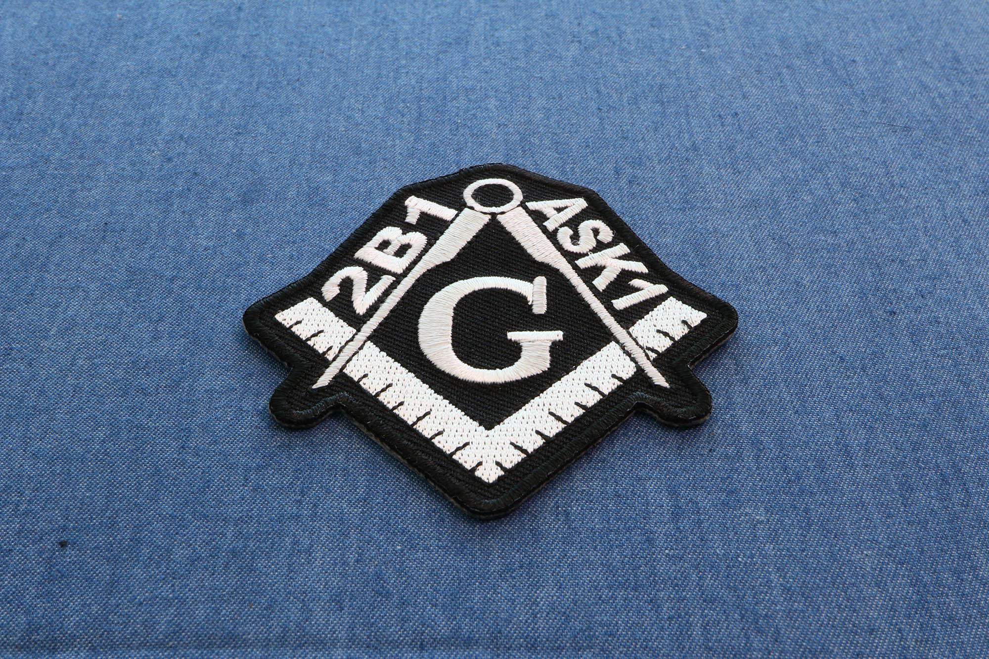 2B1 ASK1 Mason Symbol Patch | Embroidered Patches by Ivamis Patches
