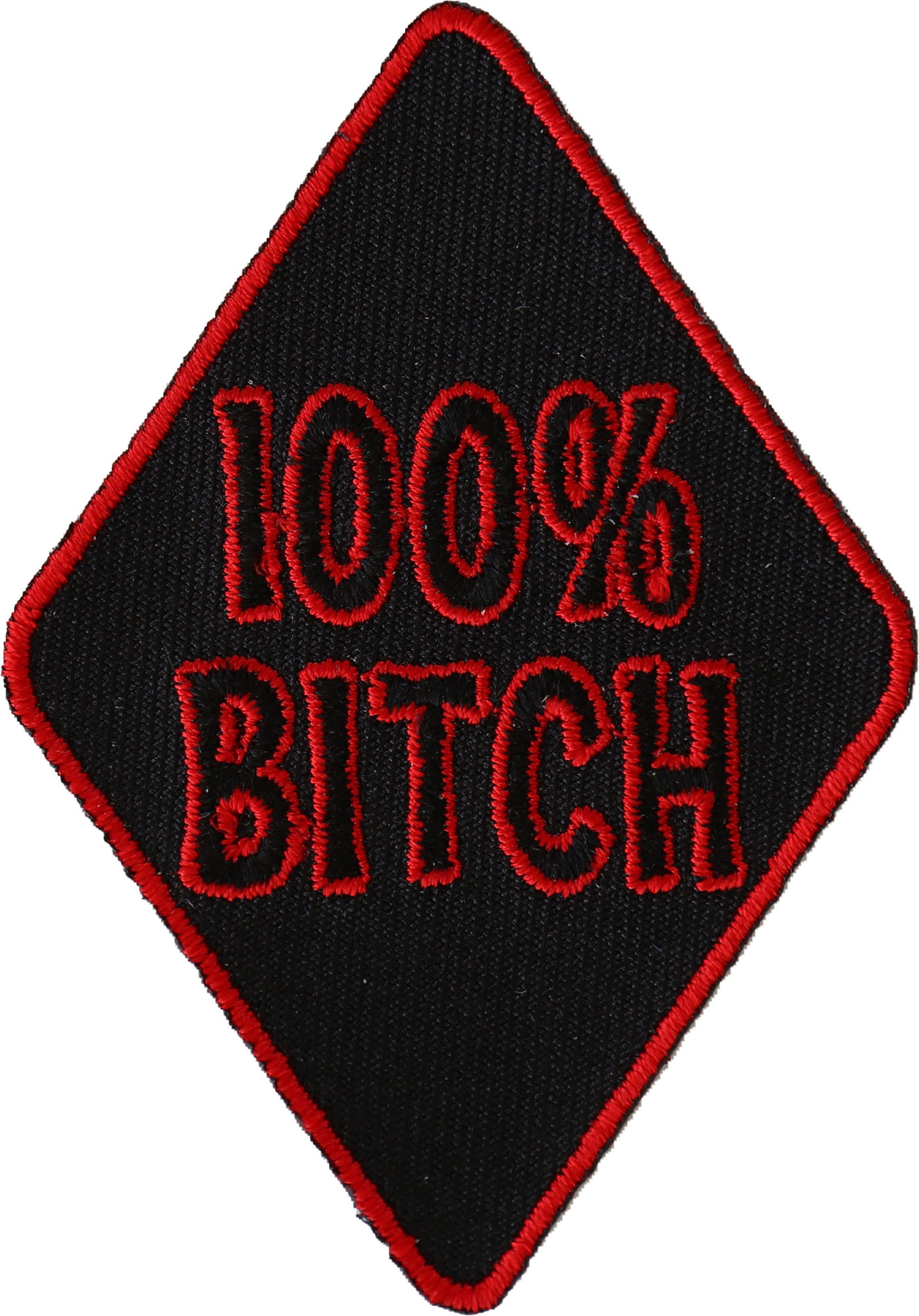 100 Percent Bitch Patch | Embroidered Patches by Ivamis Patches