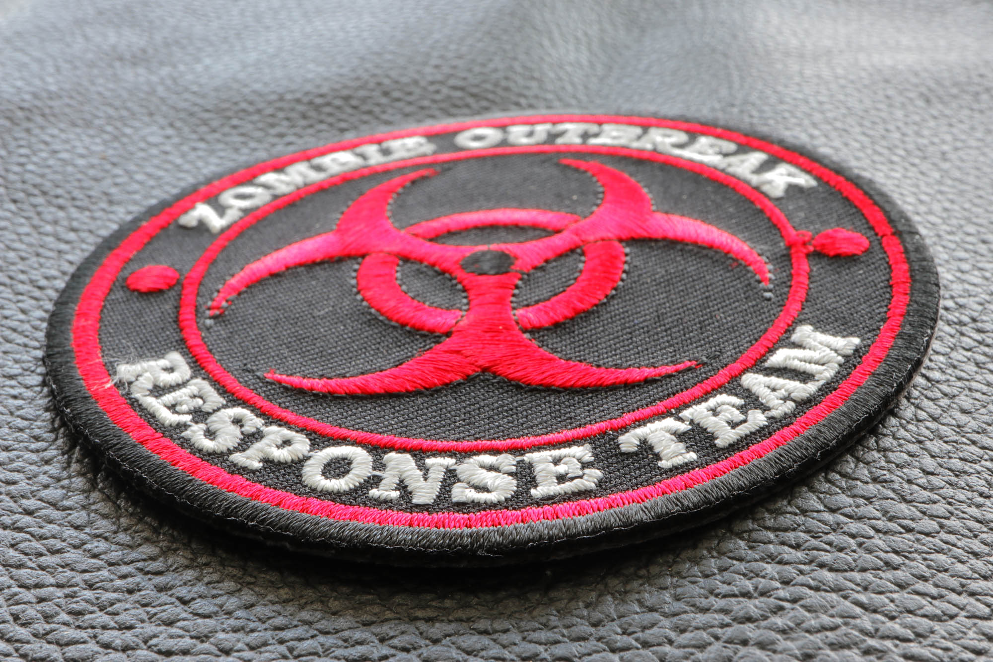 Zombie OutBreak Response Team Red Patch | Embroidered Patches by Ivamis ...