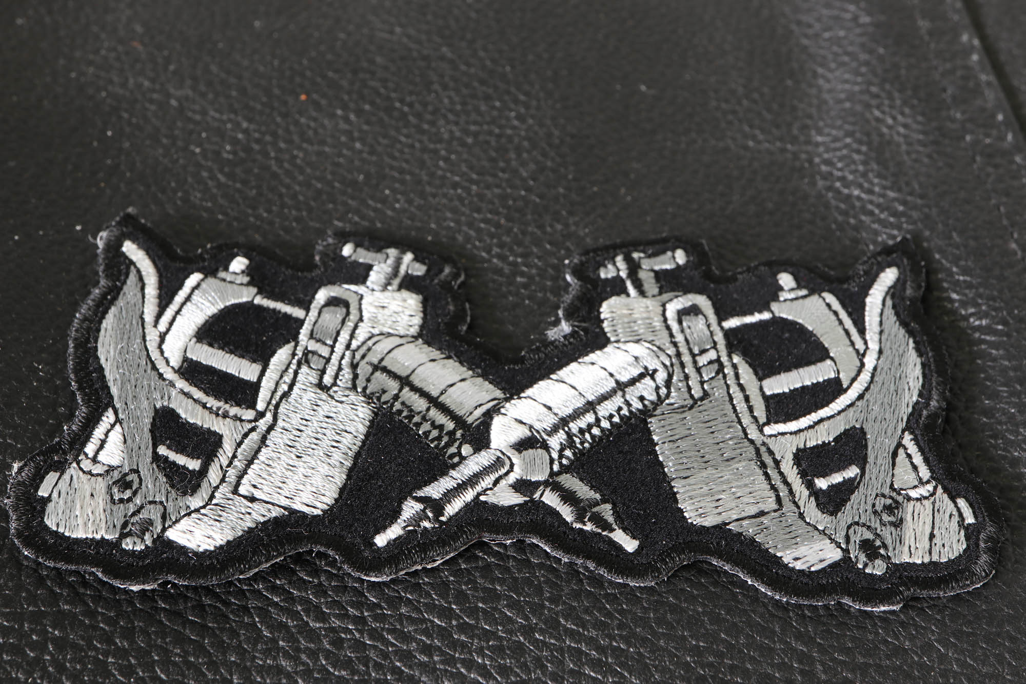 Small Tattoo Guns Novelty Iron on Patch - Iron on Novelty Patches by ...