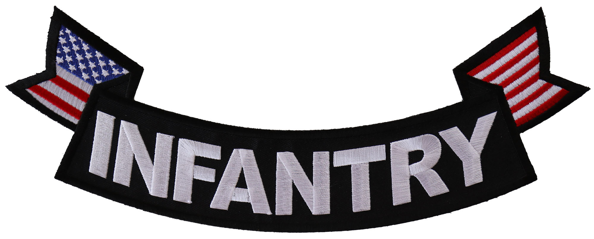 Infantry Patch, US Flag Large Rocker Patch by Ivamis Patches