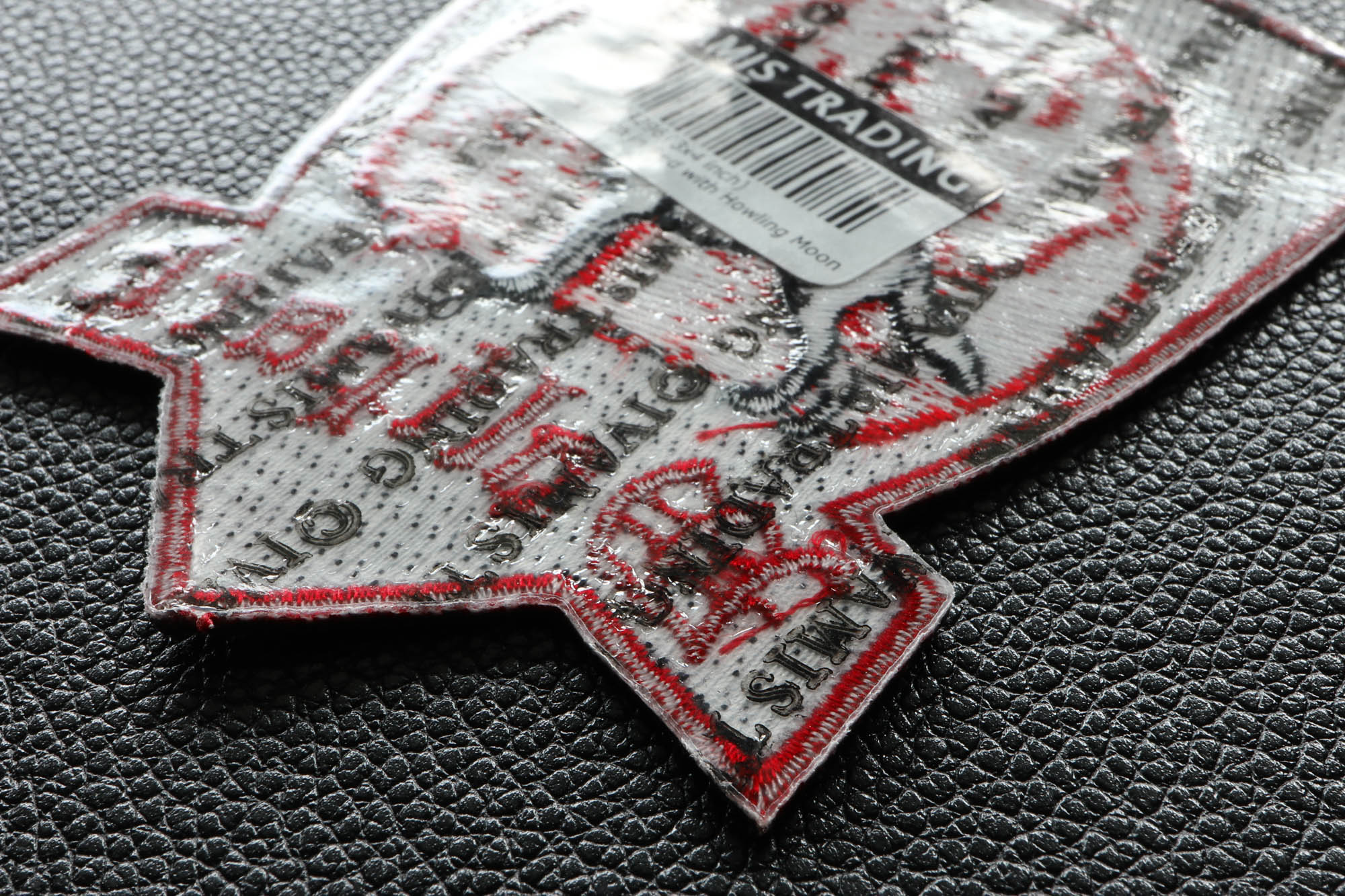 Wolfpack Patch In Red With Howling Moon | Wolf Patches -TheCheapPlace