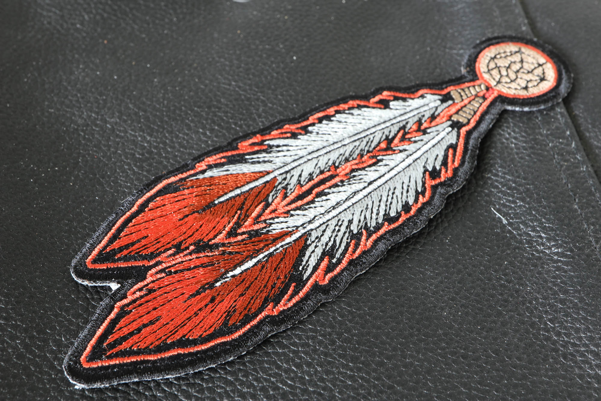 Feather Patch for Sewing on to Jackets by Ivamis Patches